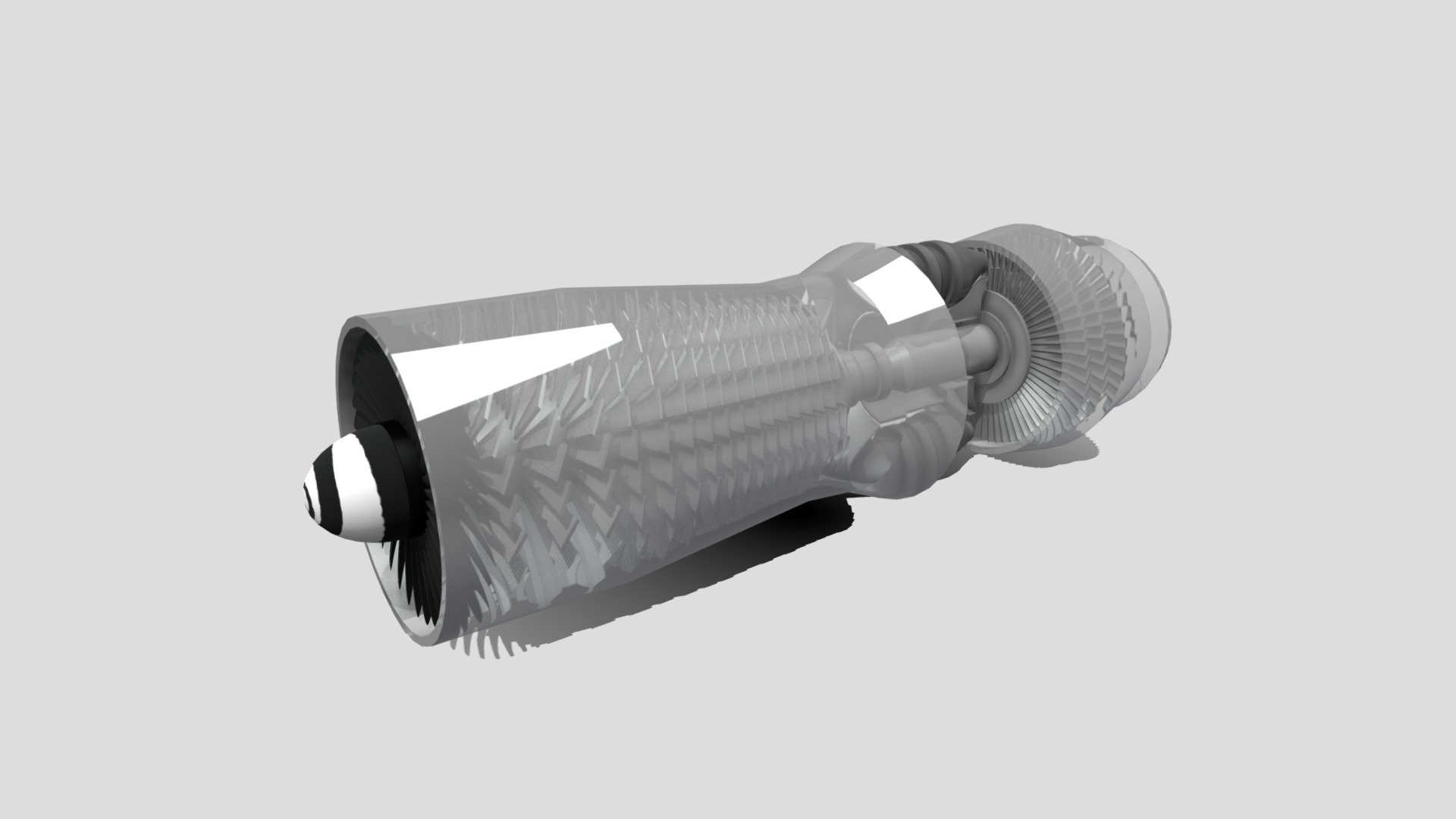 Jet Engine - 3D model by N.S STUDIOS (@N.S-STUDIOS) [25b7969] - Sketchfab