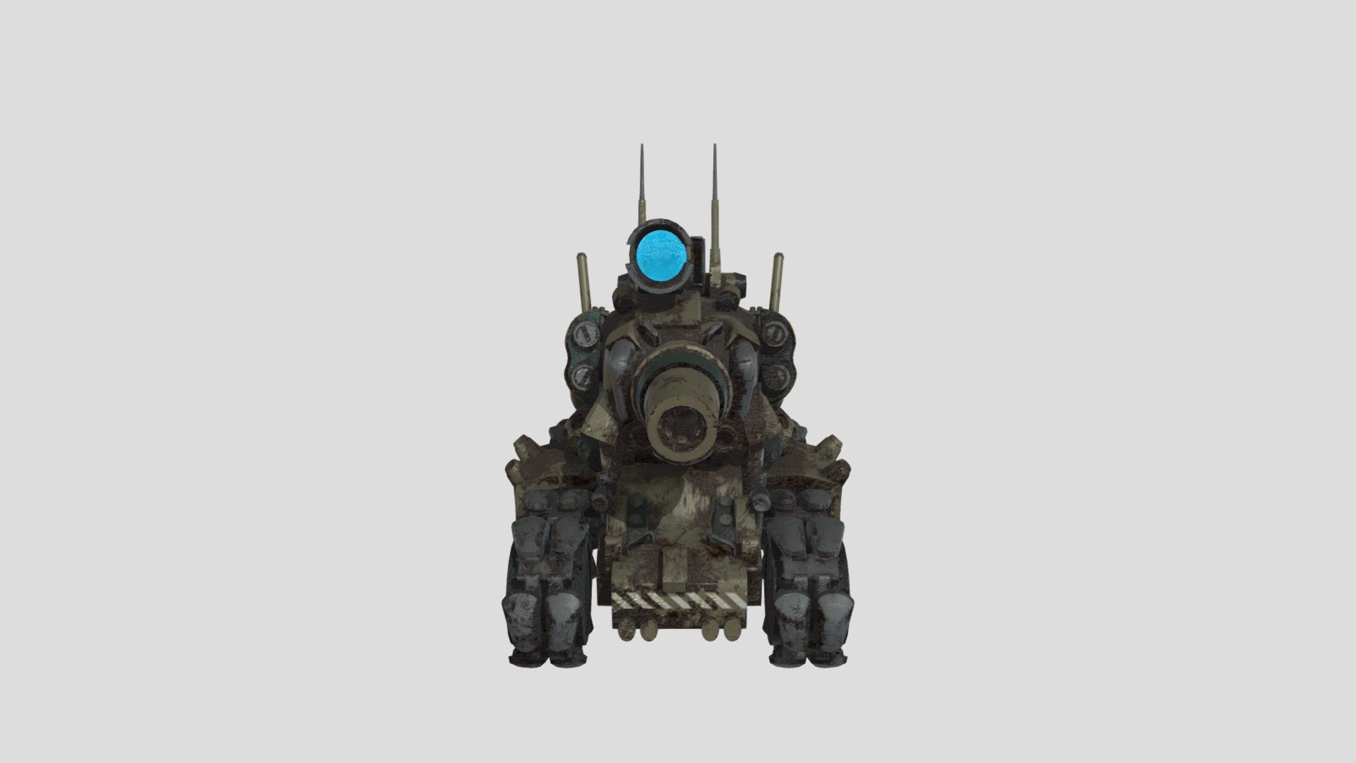 Metal Slug - Excercise - 3D model by Eduardo.Esparza [25b8887] - Sketchfab