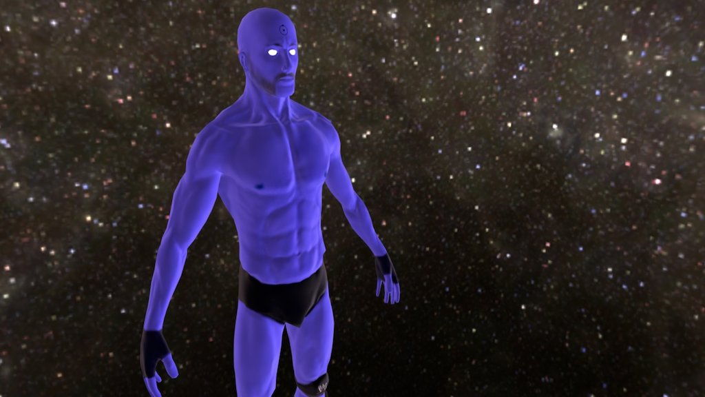 Juanito, a Doctor Manhattan cosplay - 3D model by Eduardo Filipe ...