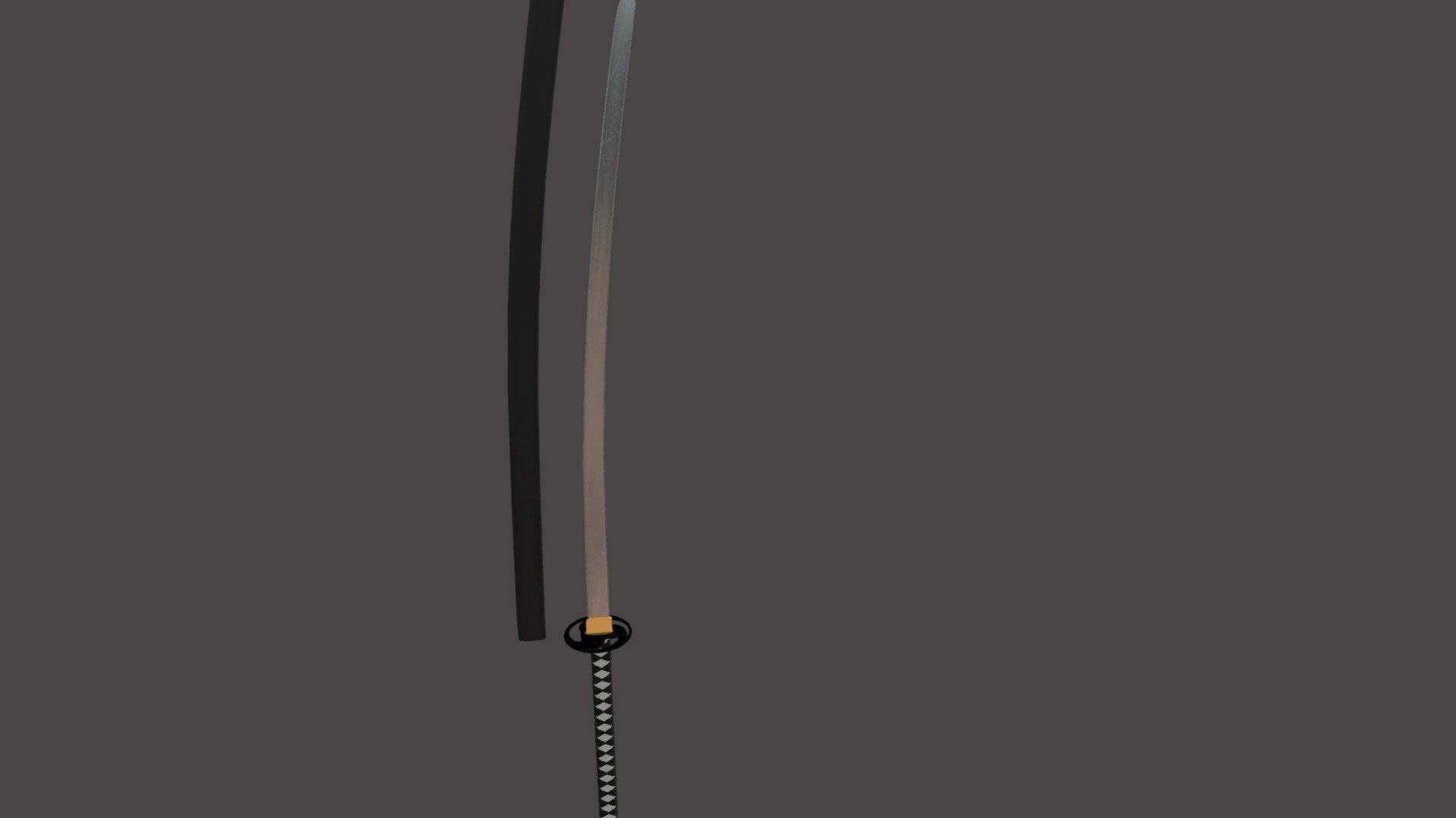 Textured Katana - 3D model by MarkHawkins99 [25b9bc7] - Sketchfab