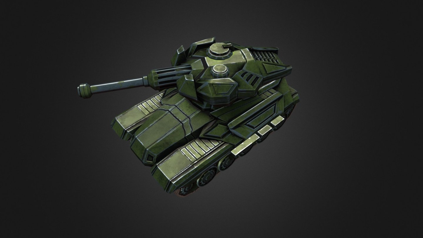 Tank2 - 3D model by andrettia [25bda90] - Sketchfab