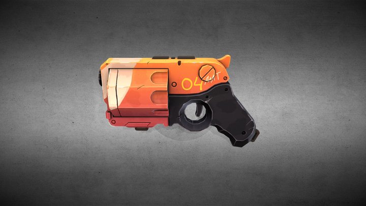 Stylizedgun 3D models - Sketchfab