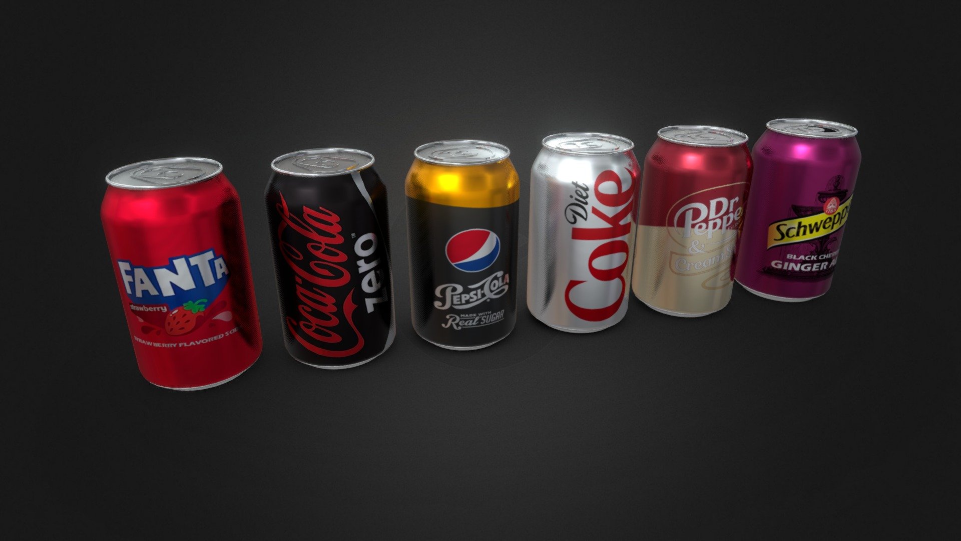 Soda Cans | Cans - 3D model by ARKBlender (@ARKS-3D-Studio) [25be659 ...
