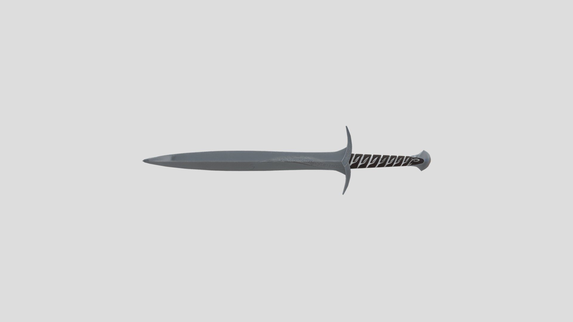 Sting Bilbo's Sword - 3D model by mariomesa.dcp [25bfbc3] - Sketchfab