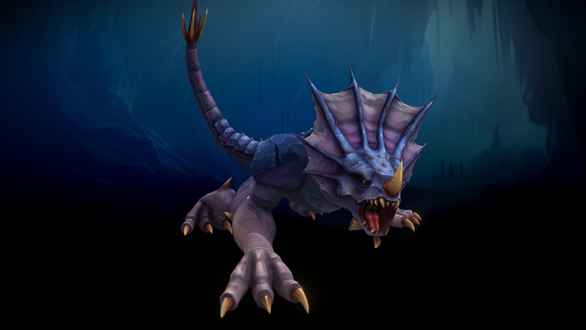 Stylized Fantasy Dinosaur (Creature) - 3D model by N-hance Studio ...