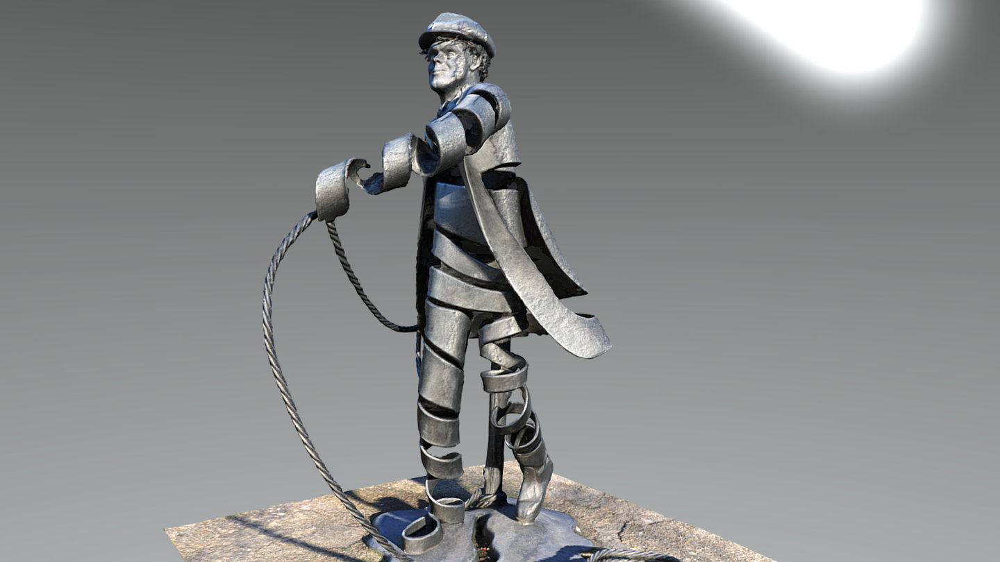 THE BARGEMAN - 3D model by public-art.uk [25c0949] - Sketchfab