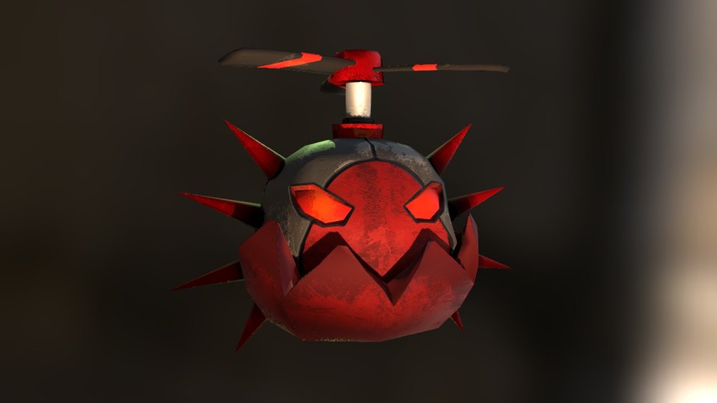 Bad Flying Robot - 3D model by amontiel [25c0ec4] - Sketchfab
