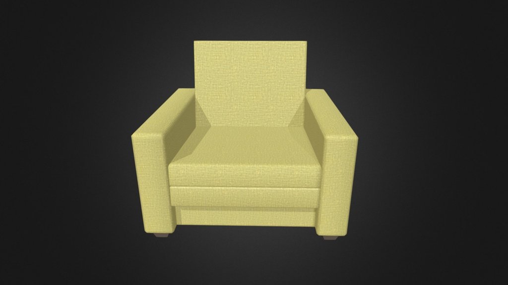 chair-bed - 3D model by tomkranis [25c3625] - Sketchfab