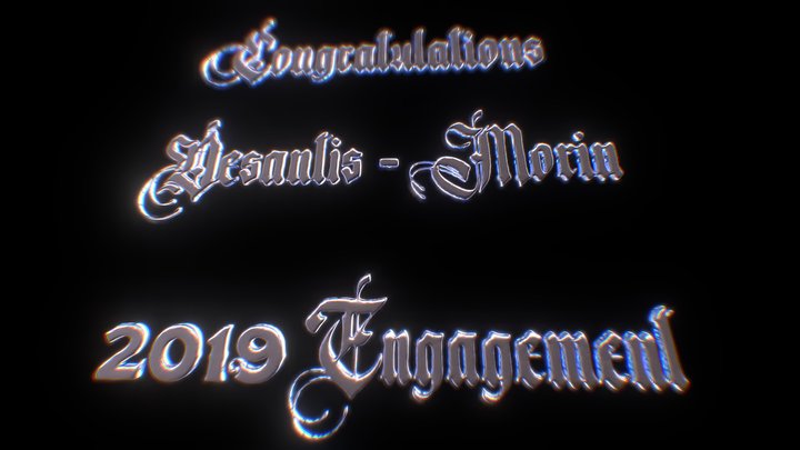 Congratulations 3D models - Sketchfab