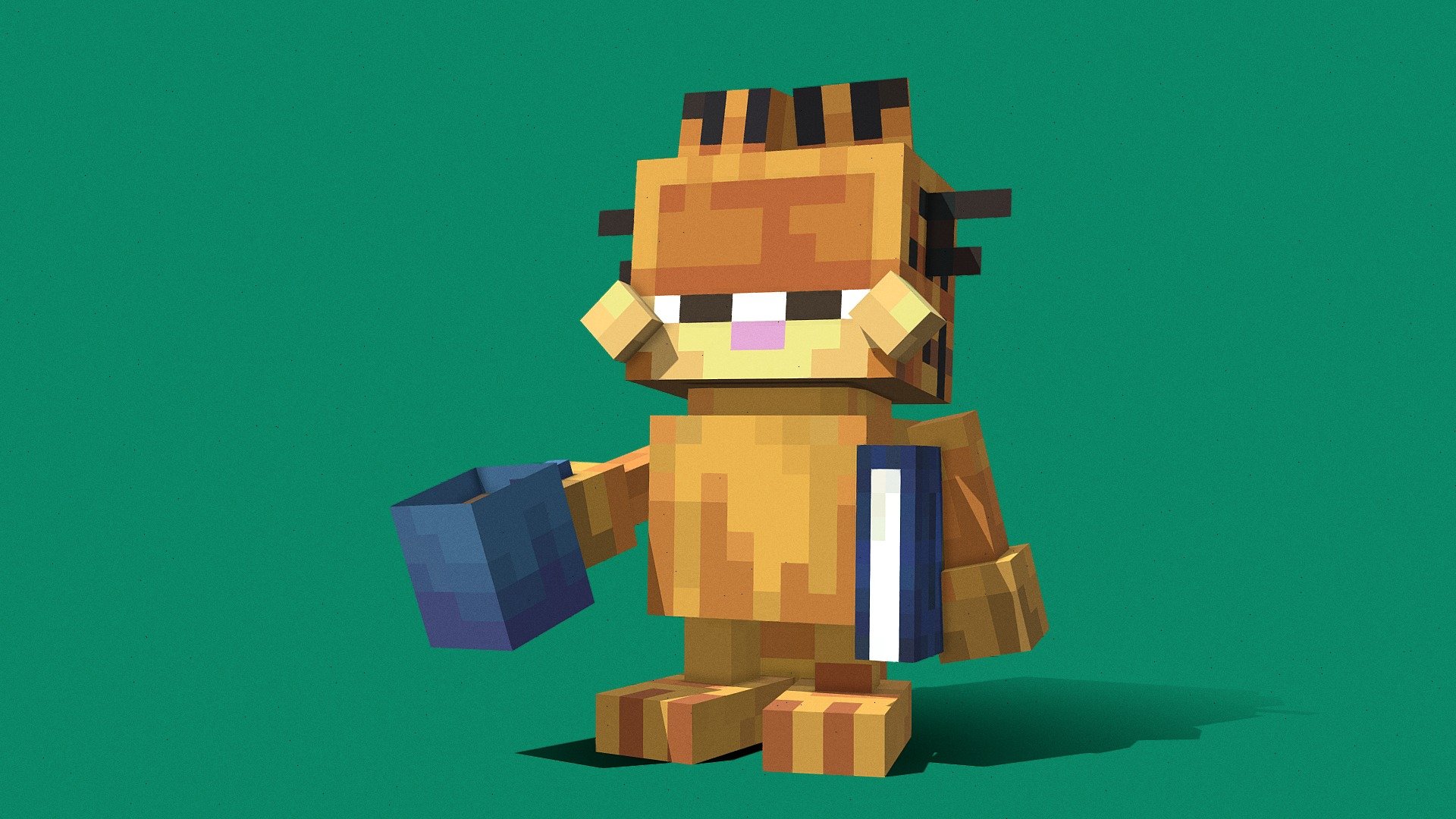 Garfield - 3D model by kencanbreath (@Kenmarmelade) [25c5263] - Sketchfab