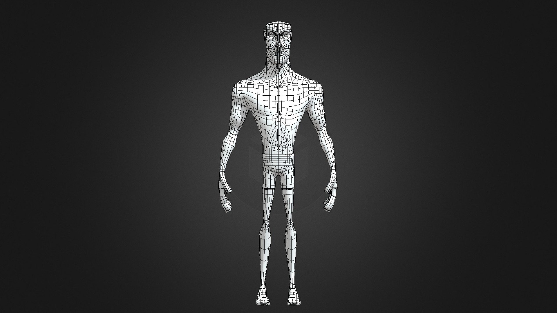 Topology Body - 3D model by linh0315 [25c52d7] - Sketchfab