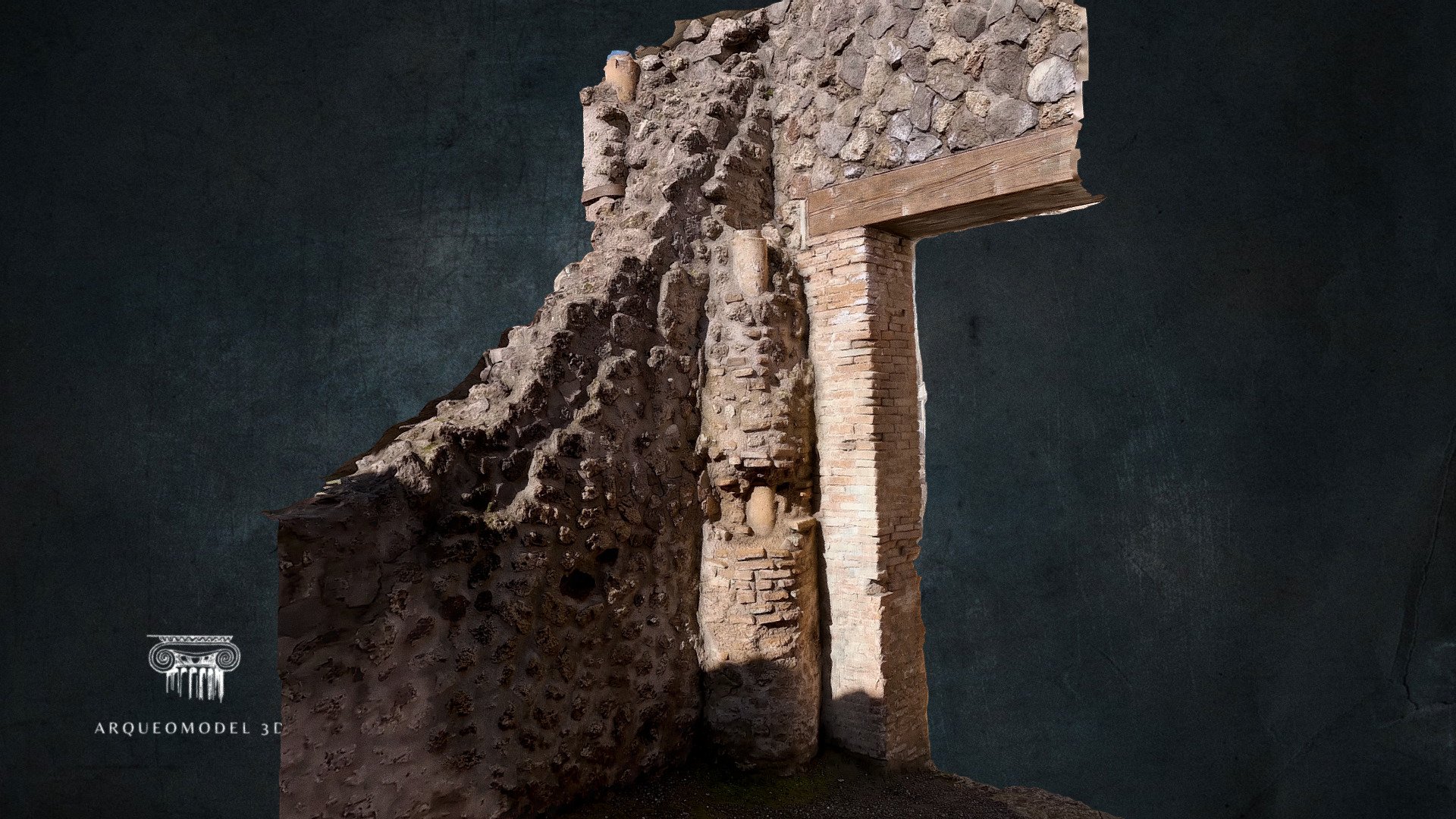 Pipeline detail 01 | POMPEII - Download Free 3D model by Arqueomodel3D ...