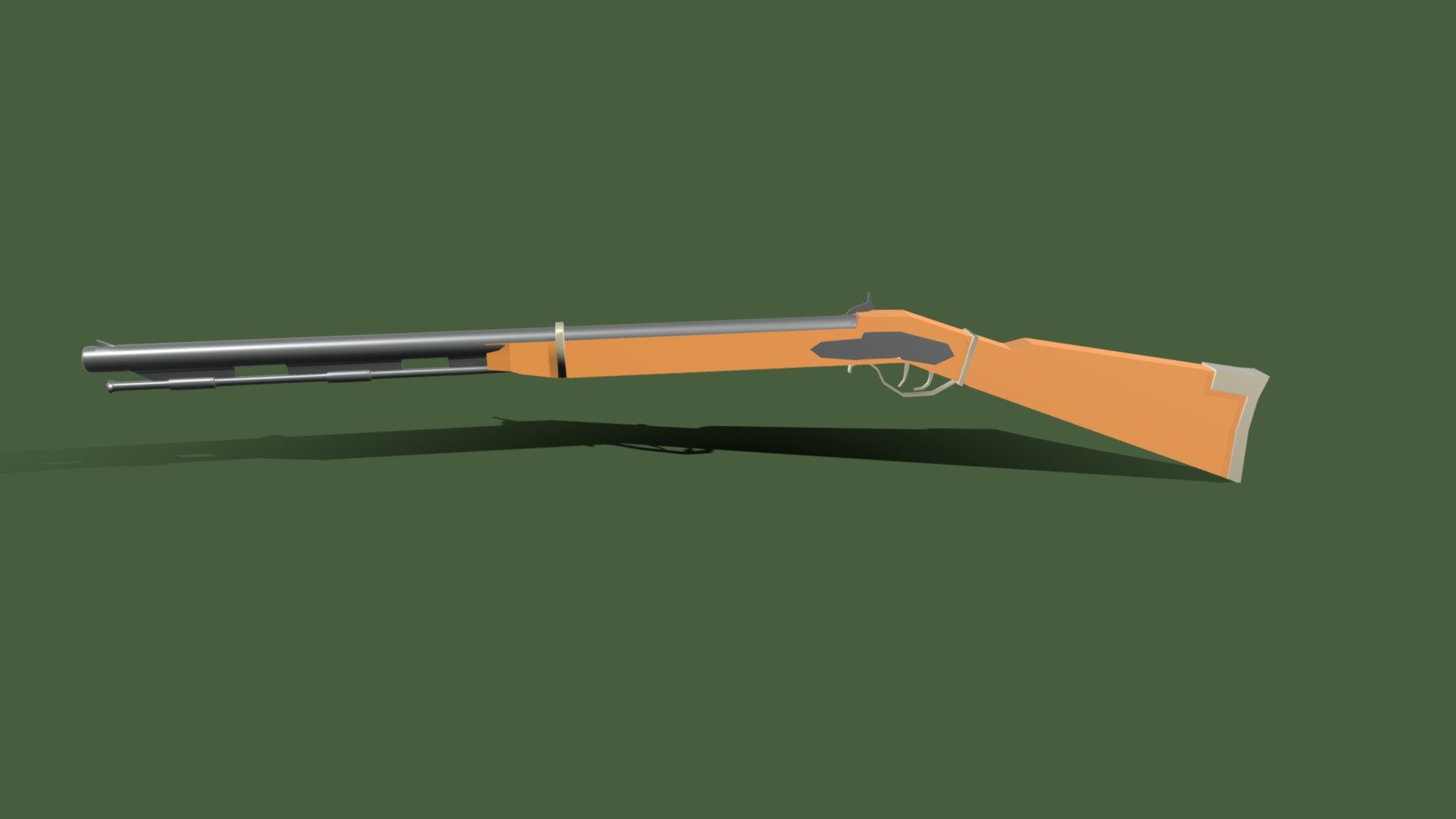 Old Timey Rifle - Download Free 3D model by MrPuppet [25c56ec] - Sketchfab