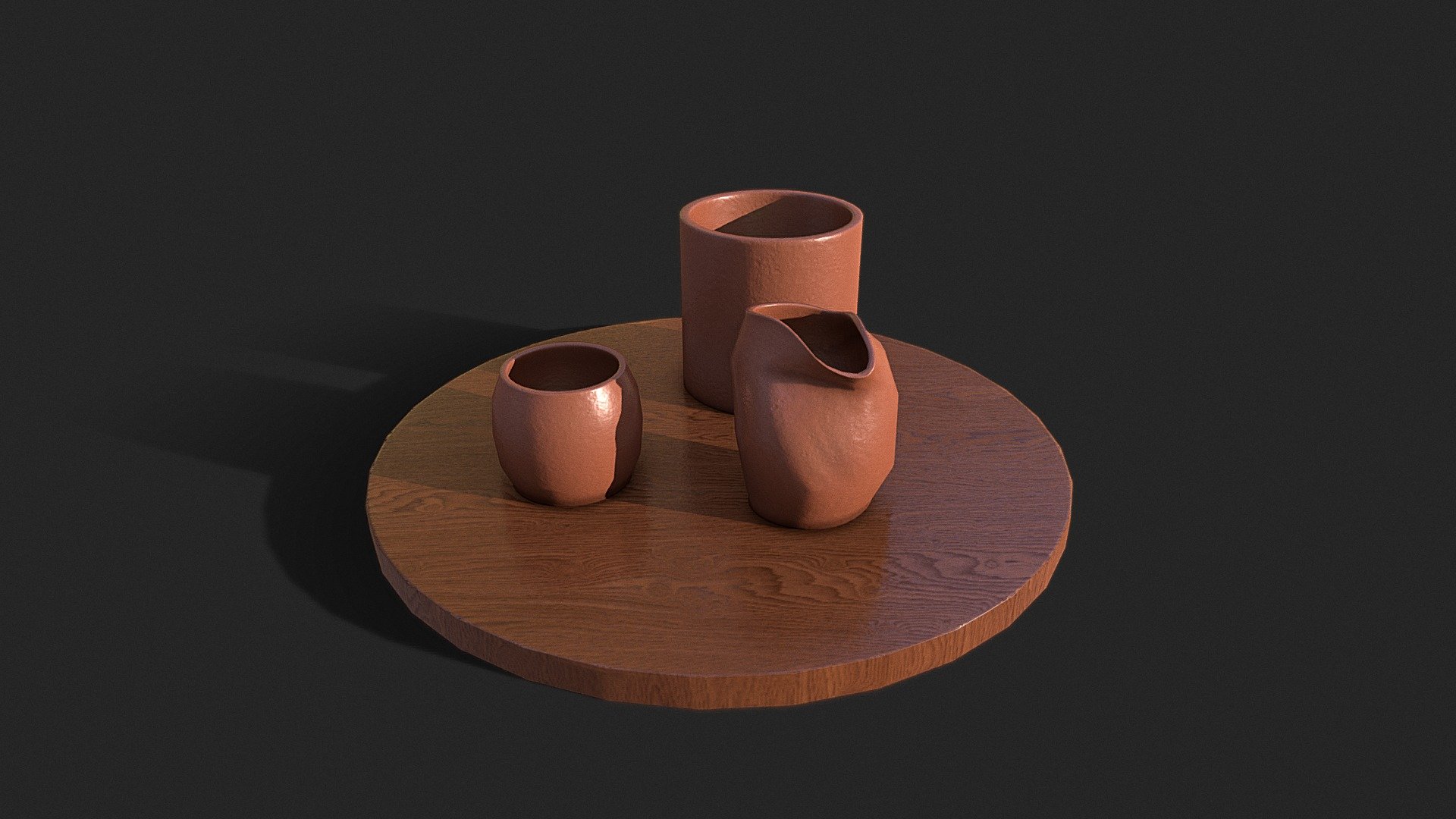 Pottery Crafting Set - Lowpoly - Buy Royalty Free 3D model by tamminen ...