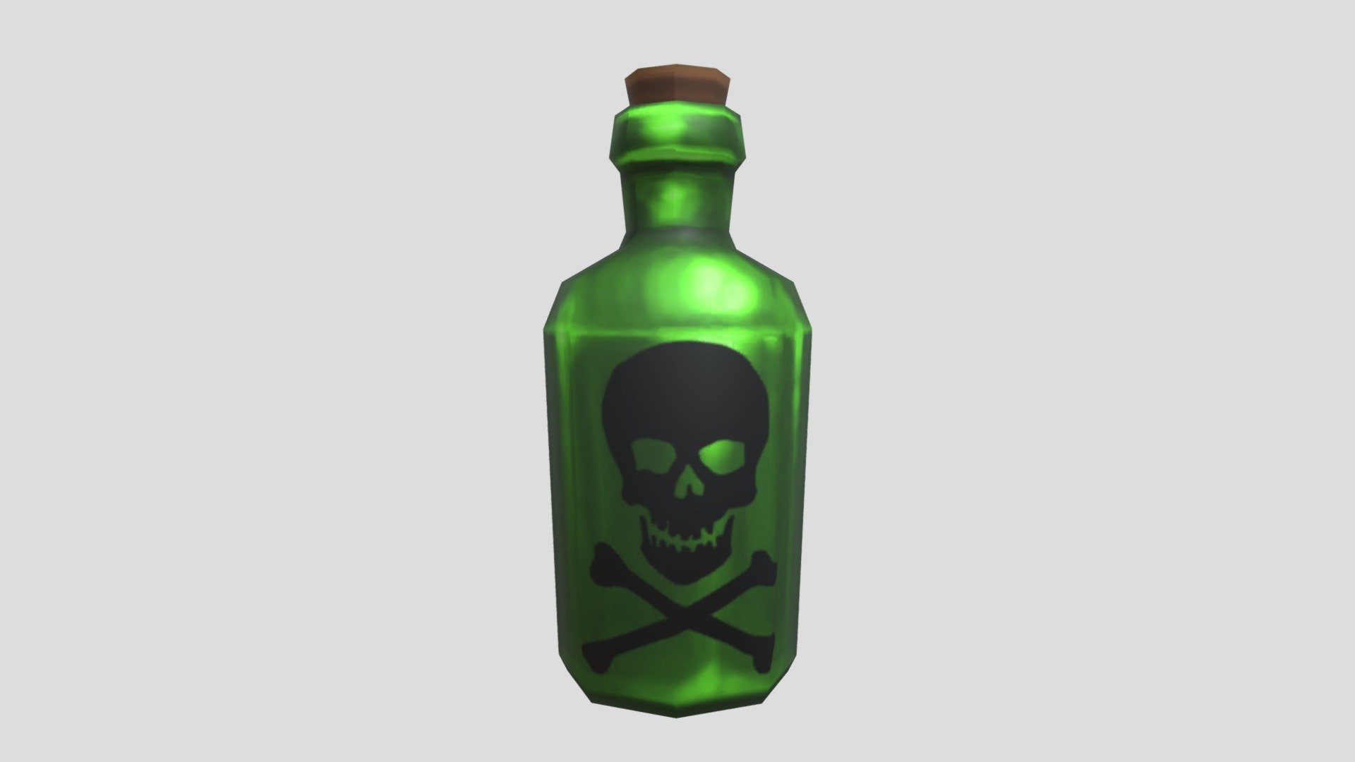 poison bottle - Download Free 3D model by samrahimi2013 [25c6682 ...