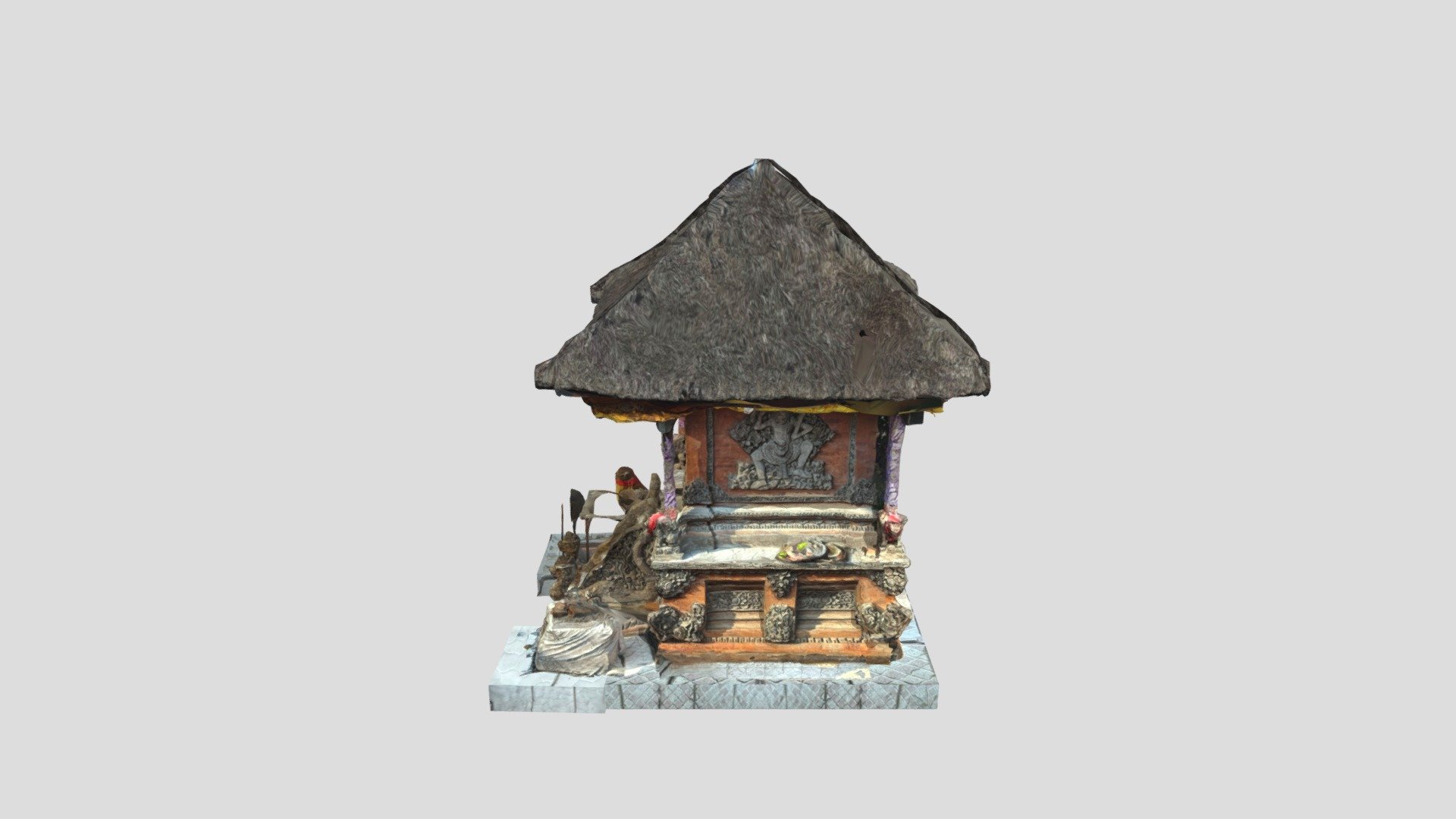 Gedong Kunci - 3D model by baguscakraa03 [25c6f3c] - Sketchfab