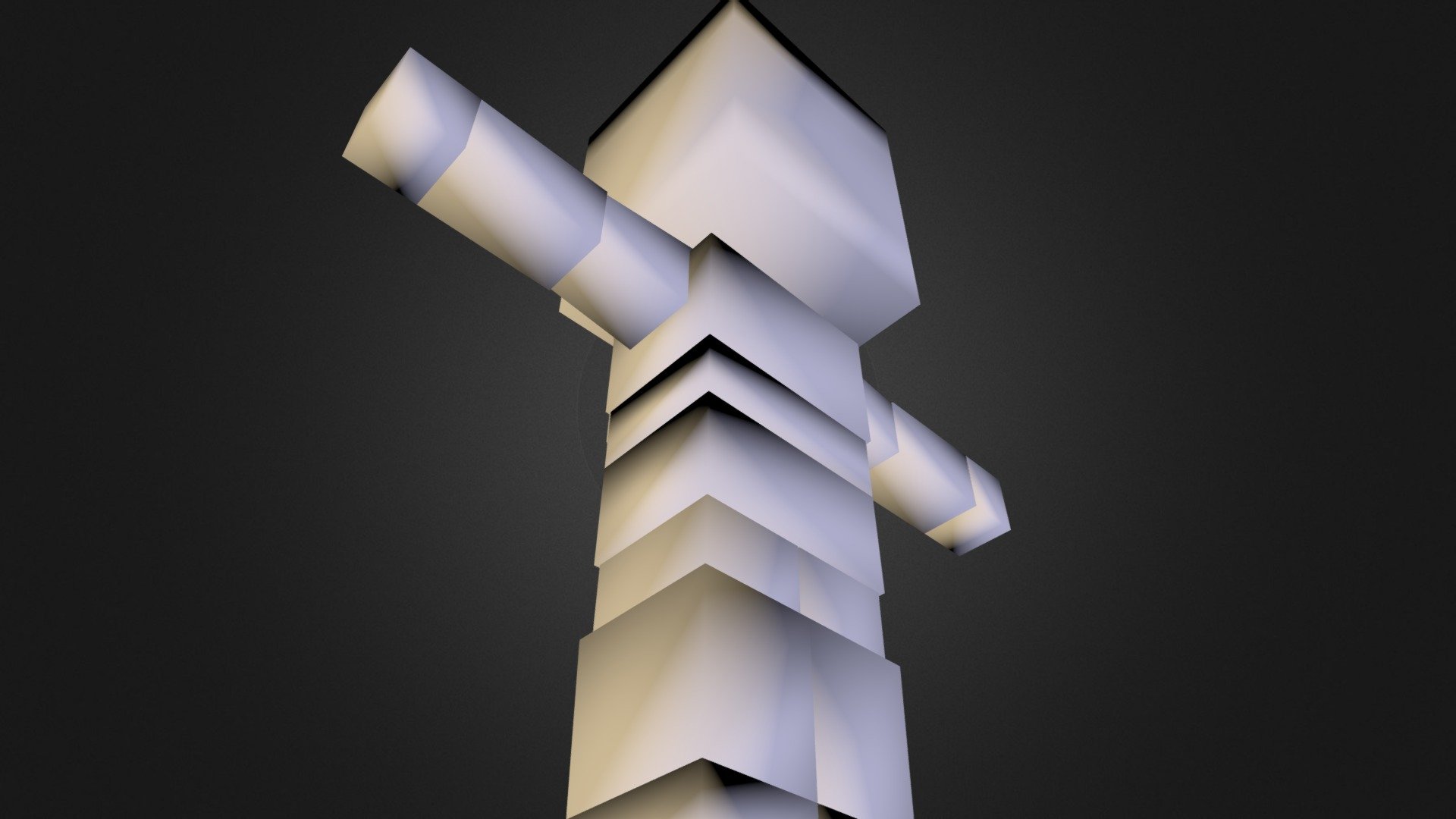 Pixel Man - 3D model by jatr [25c83ad] - Sketchfab