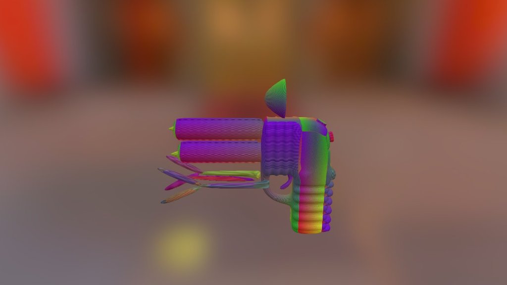 Claw-Gun - 3D model by Imad Samara (@imads12) [25c88ad] - Sketchfab
