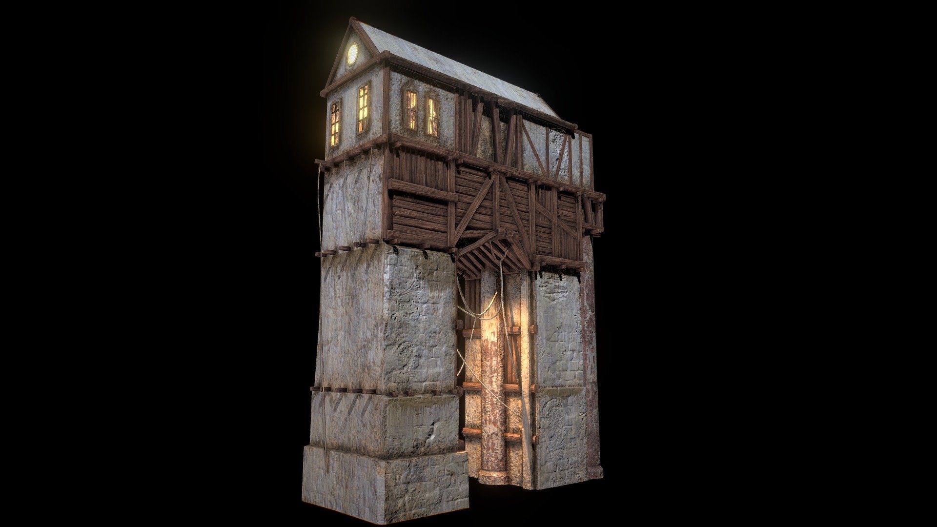 Witch Castle Gate Entrence - Download Free 3D model by AO-INTERACTIVE ...