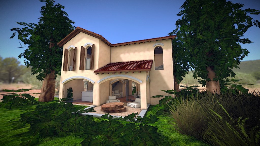 SHC Spanish Modern House 2 - 3D model by denniswoo1993 [25cae52 ...