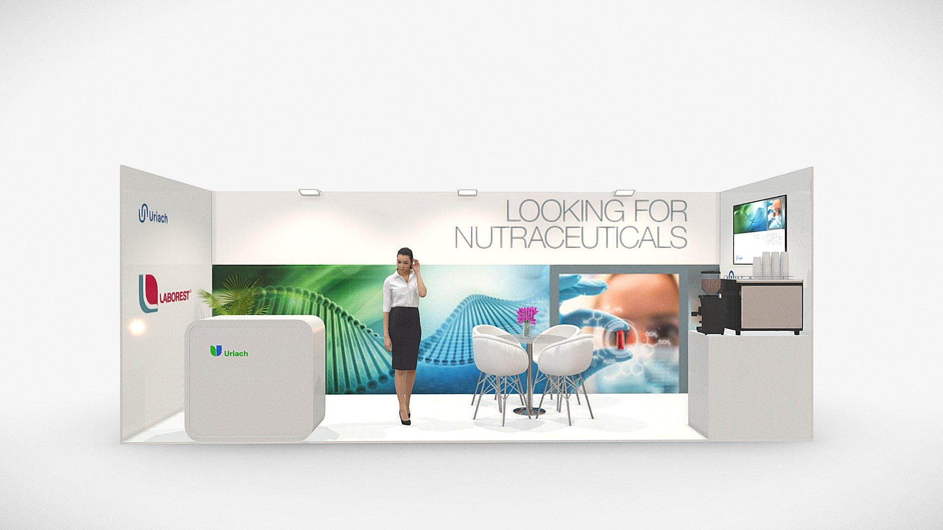 Randare Stand Expozițional Uriach - 3D model by Patrudoizero Design ...