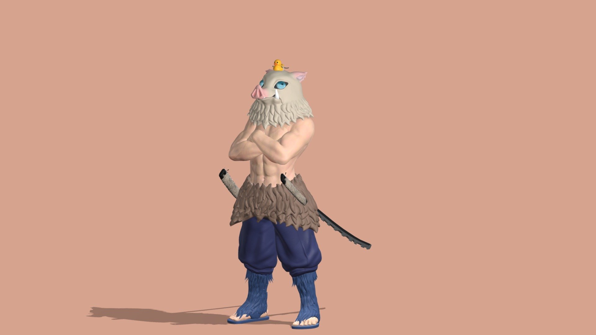 Inosuke - Buy Royalty Free 3D model by VFVince [25cd37e] - Sketchfab Store