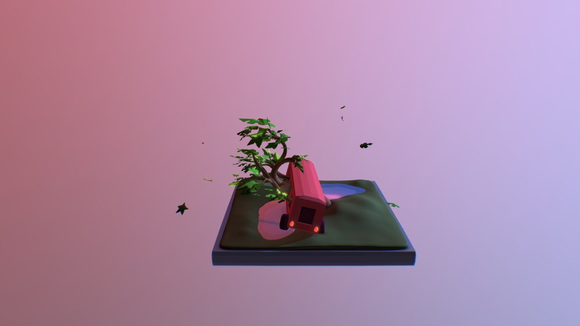 Bus en boompie - 3D model by Wout Broeks (@broekswout) [25cd42a ...