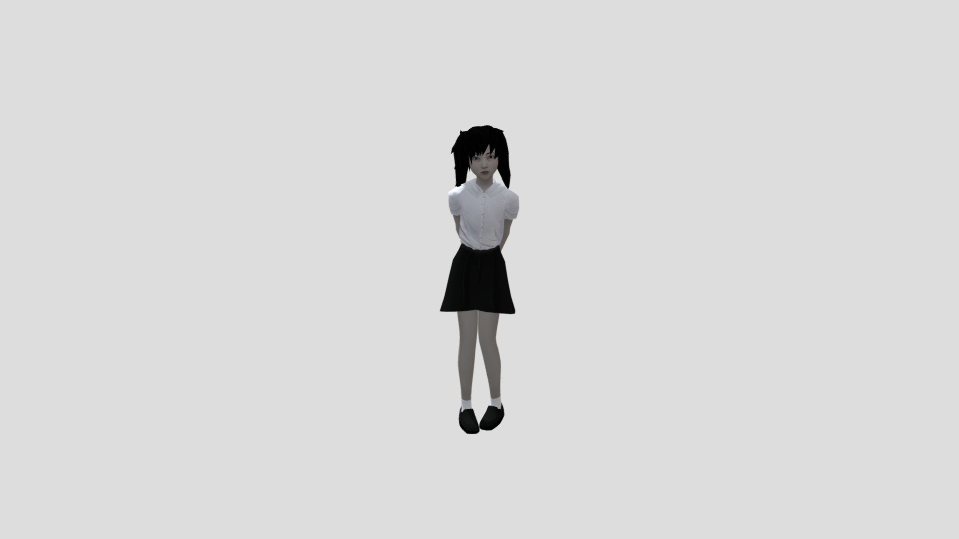 Monoko (normal) (yume nikki dream dairy) - Download Free 3D model by a ...