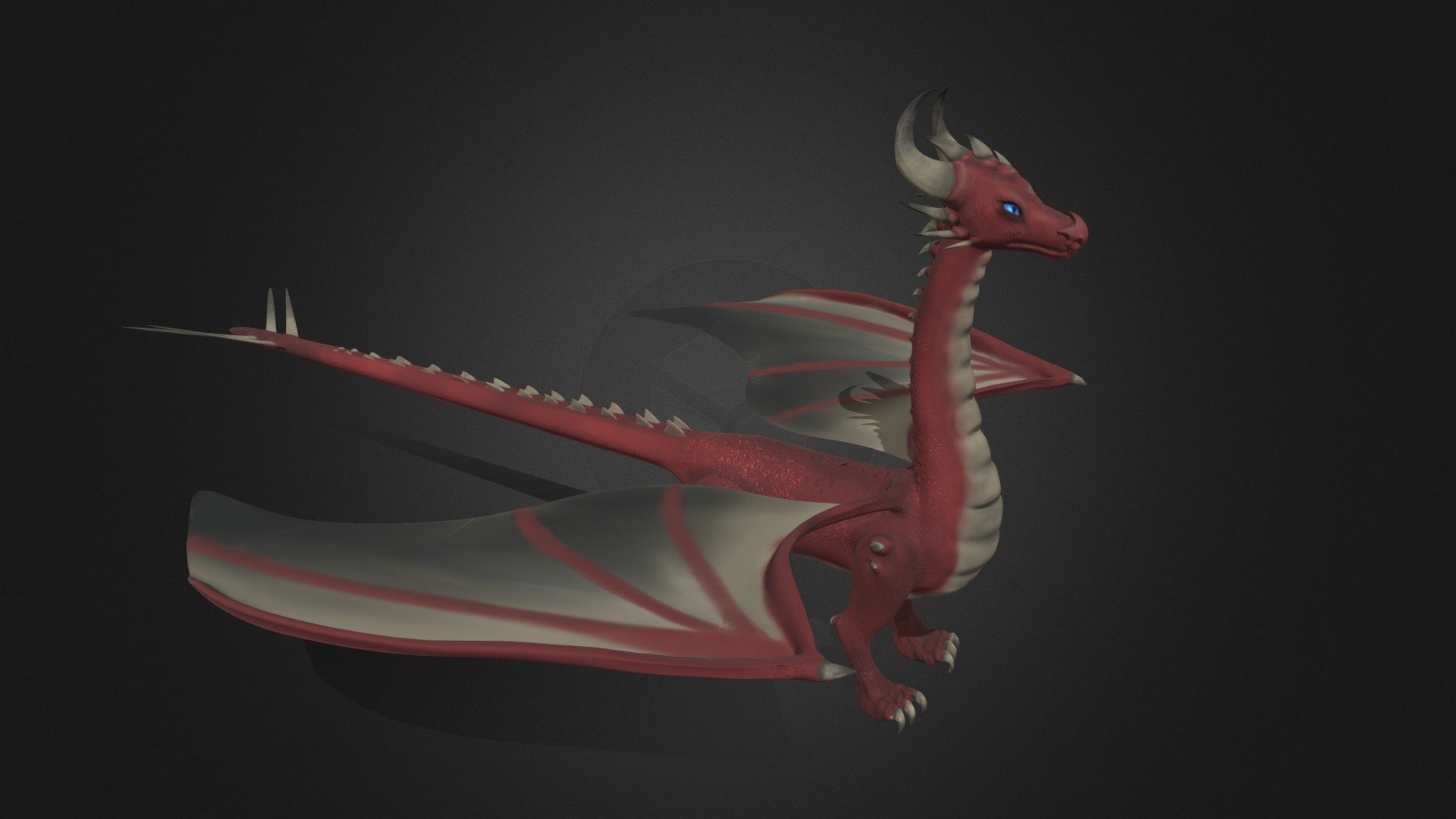 Shyr the dragon - 3D model by m00na_n0va [25d153b] - Sketchfab