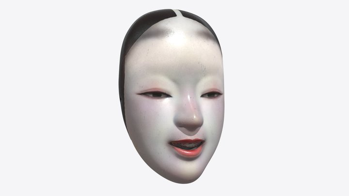 Noh-mask 3D models - Sketchfab