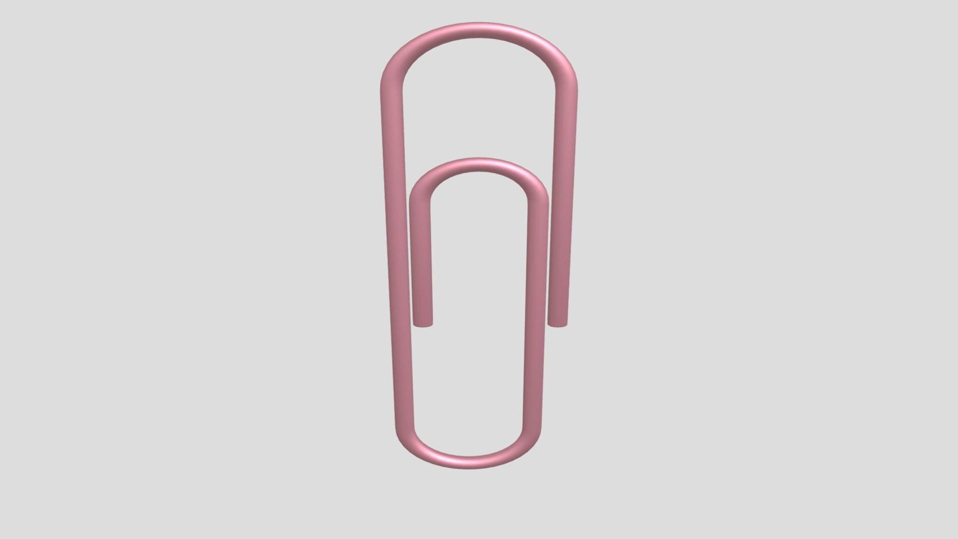 Pink Paperclip - 3D model by Watson Hartsoe (@Morpheus15) [25d41de ...