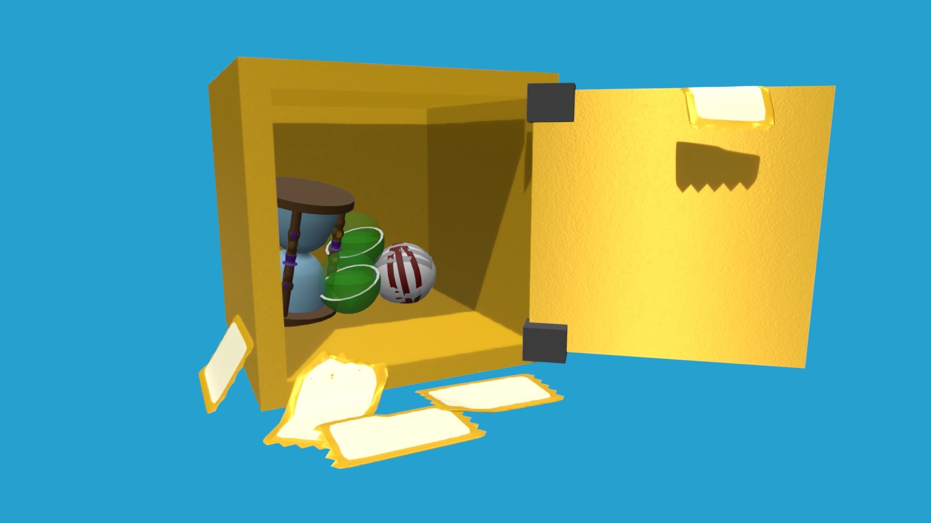 The Golden Vault - 3D model by Mondehh [25d62ba] - Sketchfab