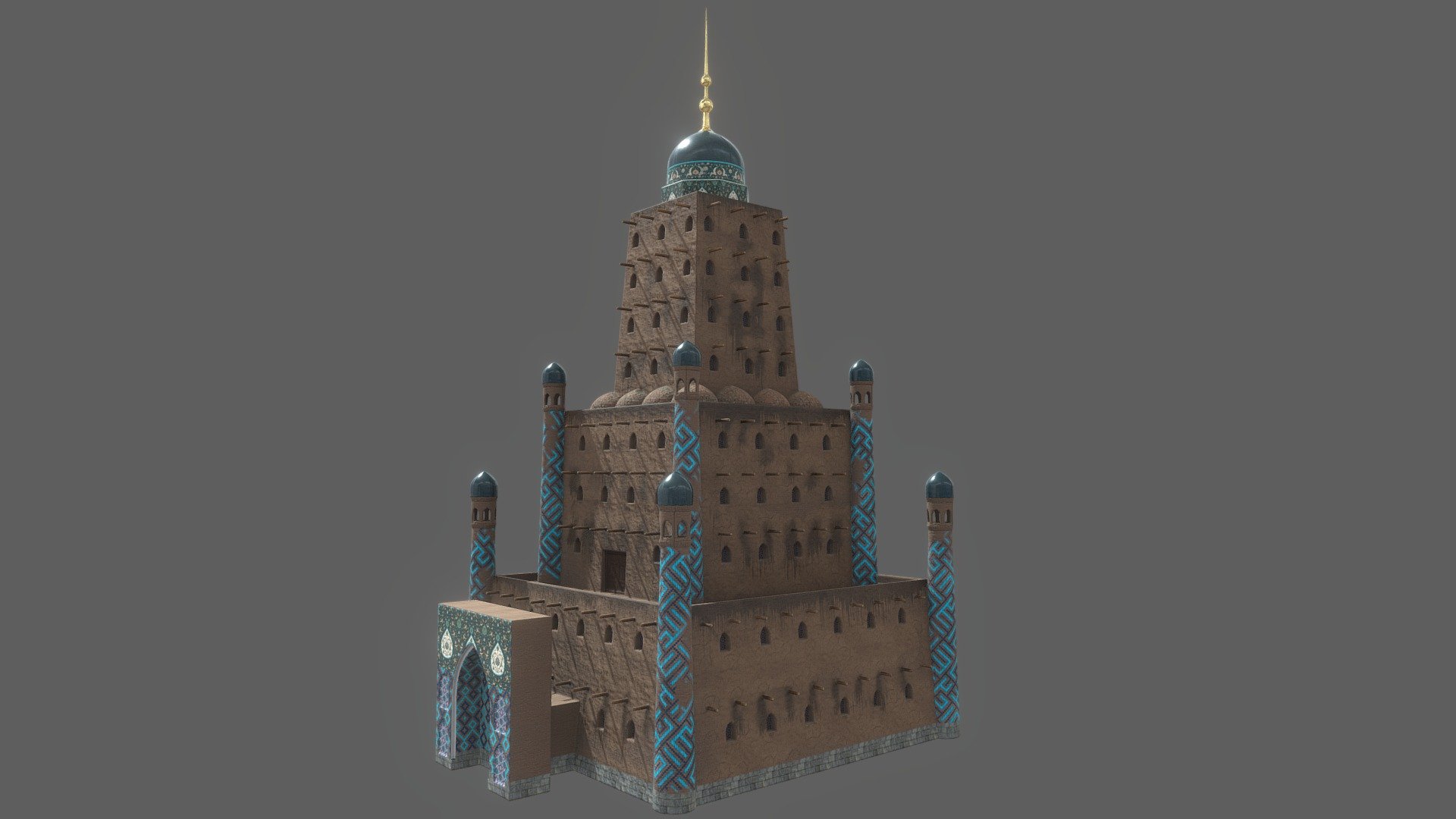 Central_ Asia_ House - 3D model by Iskandar (@iskandar.rasulov ...