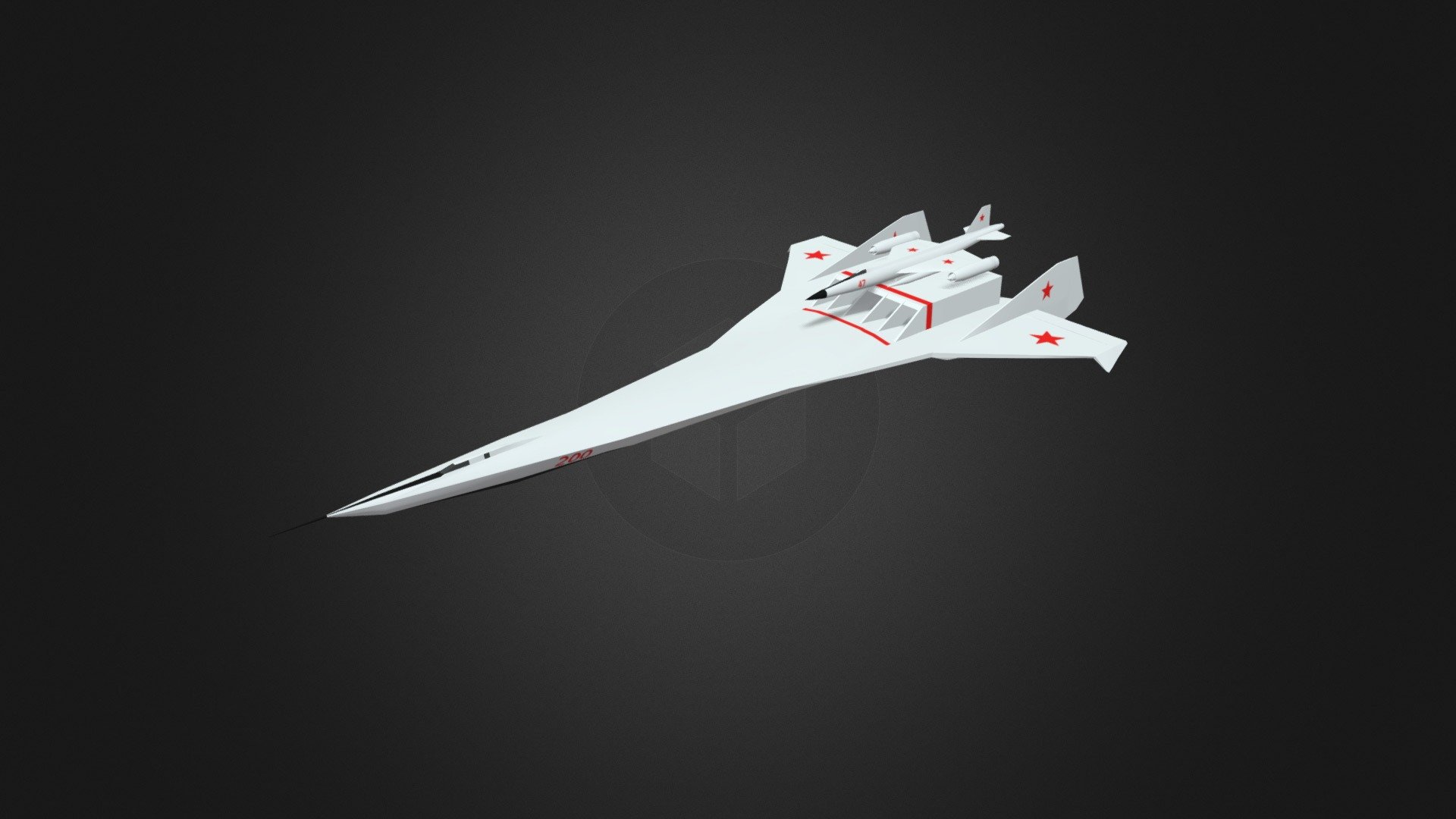 A57 Bartini - Buy Royalty Free 3D model by YCh_Yahya (@ChYahya ...