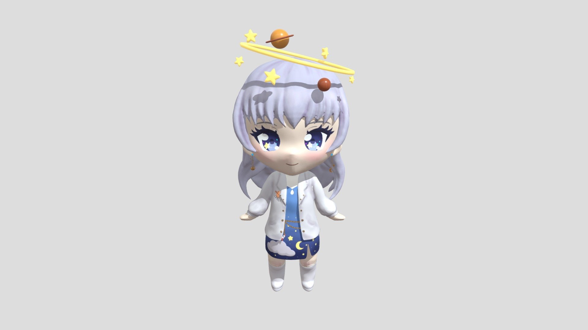 SelestiaCosmos Nendoroid - Character Model - 3D model by Angela N ...
