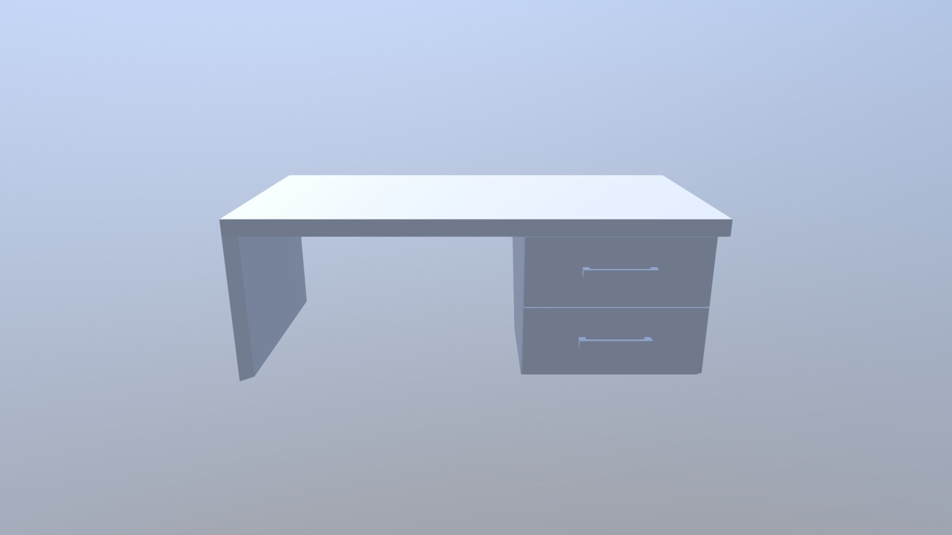 Desk - 3D model by Carlos01 [25d89a1] - Sketchfab