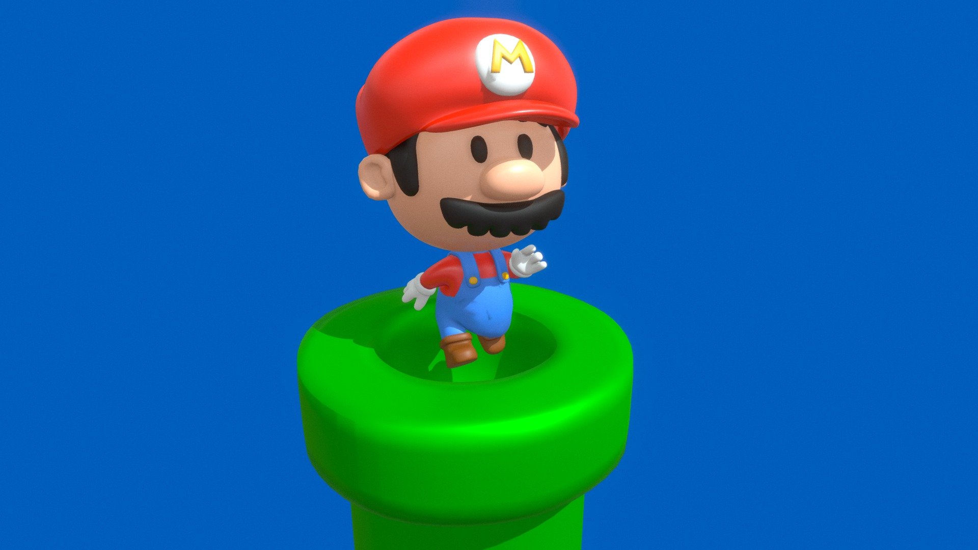 Super Mario Chibi - Rigged - Buy Royalty Free 3D model by angeldart ...
