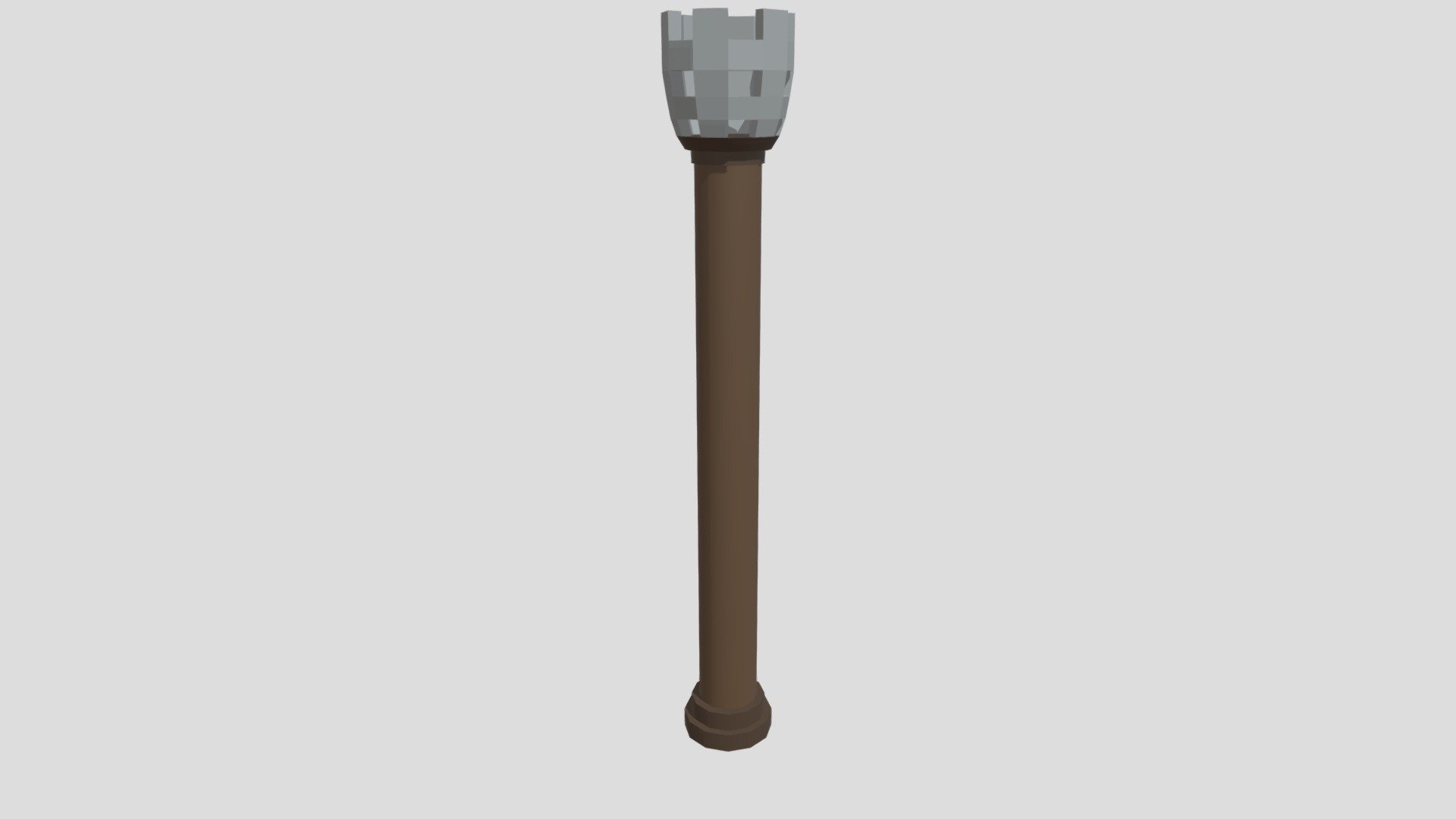 Low Poly Torch - 3D model by Xx_Kai [25db13c] - Sketchfab