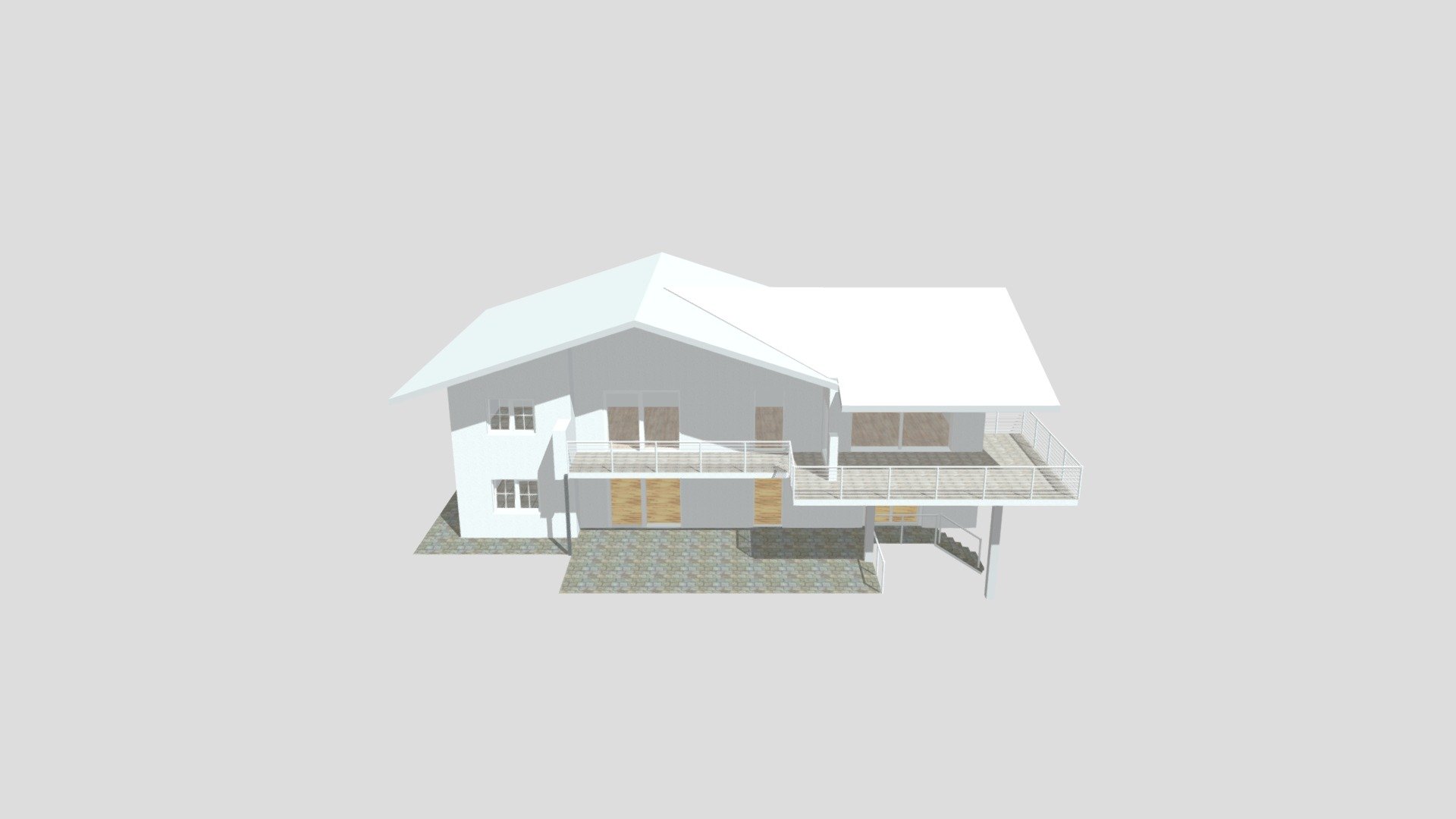 Haus 2 - Download Free 3D model by dexter85 [25dbbe5] - Sketchfab
