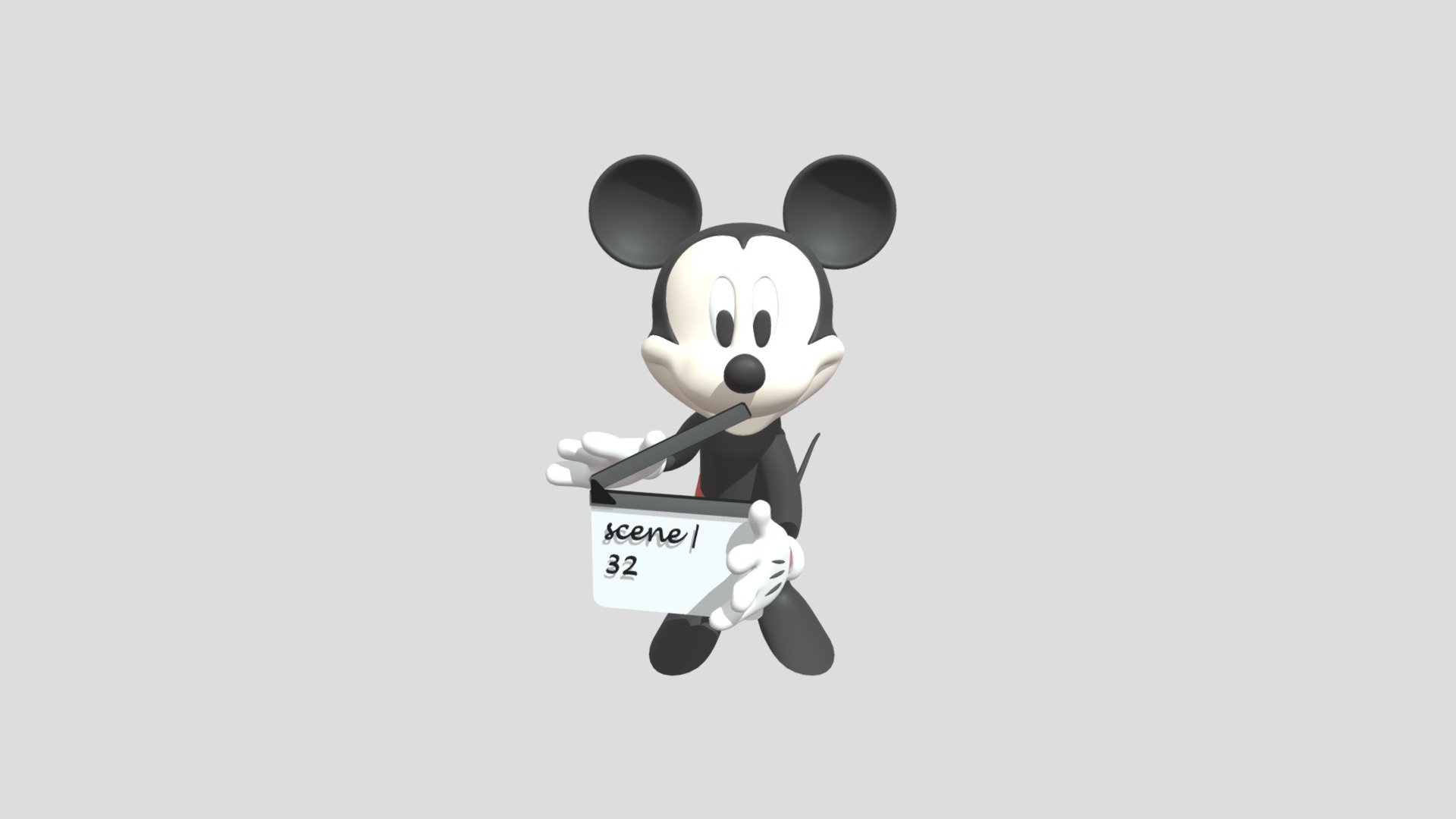 MICKY MOUSE - 3D model by aldmourshahed2 [25ddf15] - Sketchfab