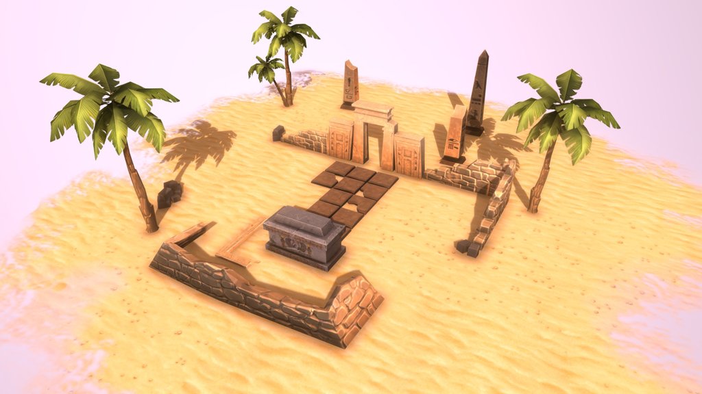 Desert Environment - A 3D model collection by pm.jbtech - Sketchfab