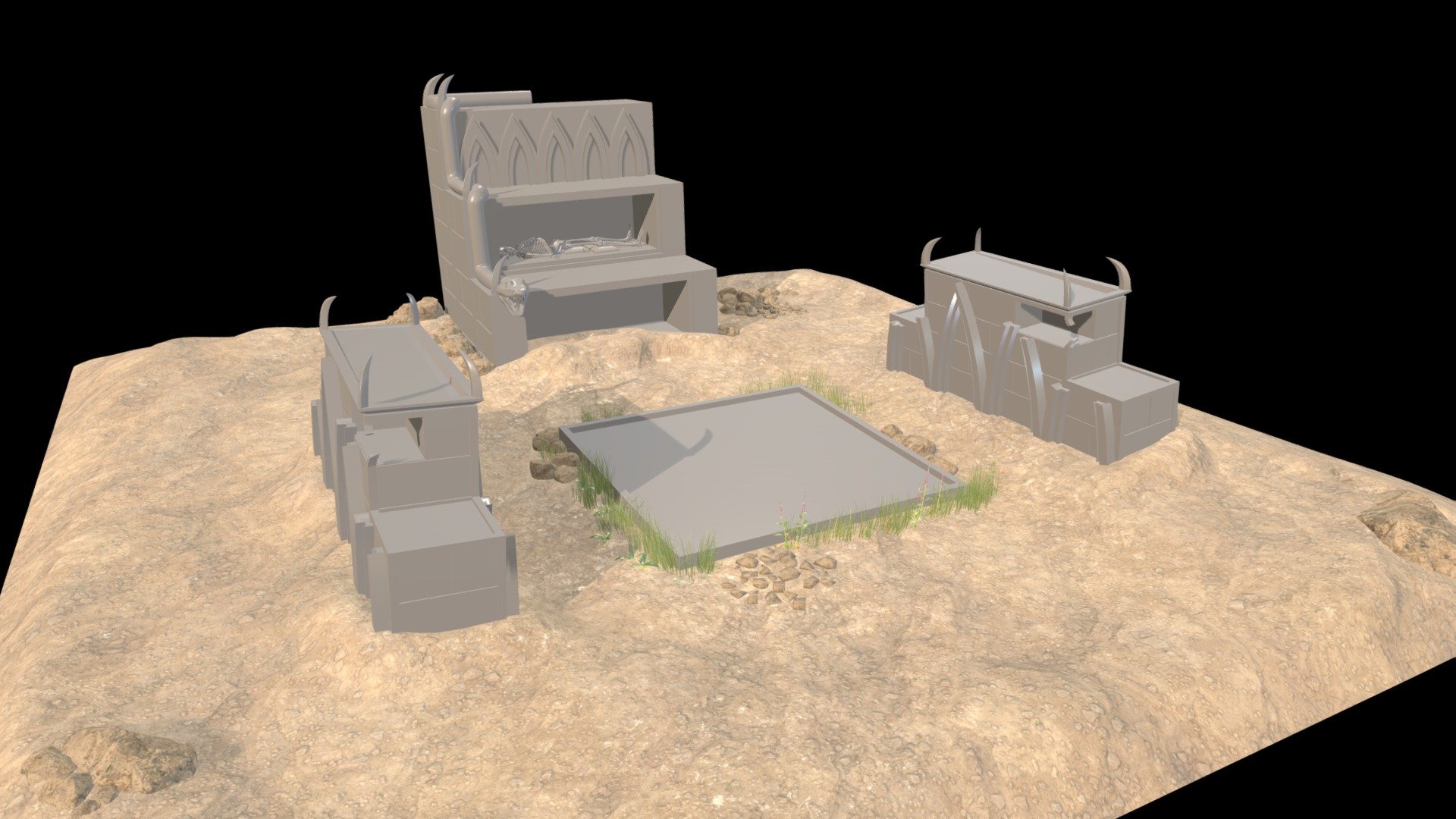 TP2-Wargame (Barren Land) - 3D model by klavigneb [25df7bf] - Sketchfab