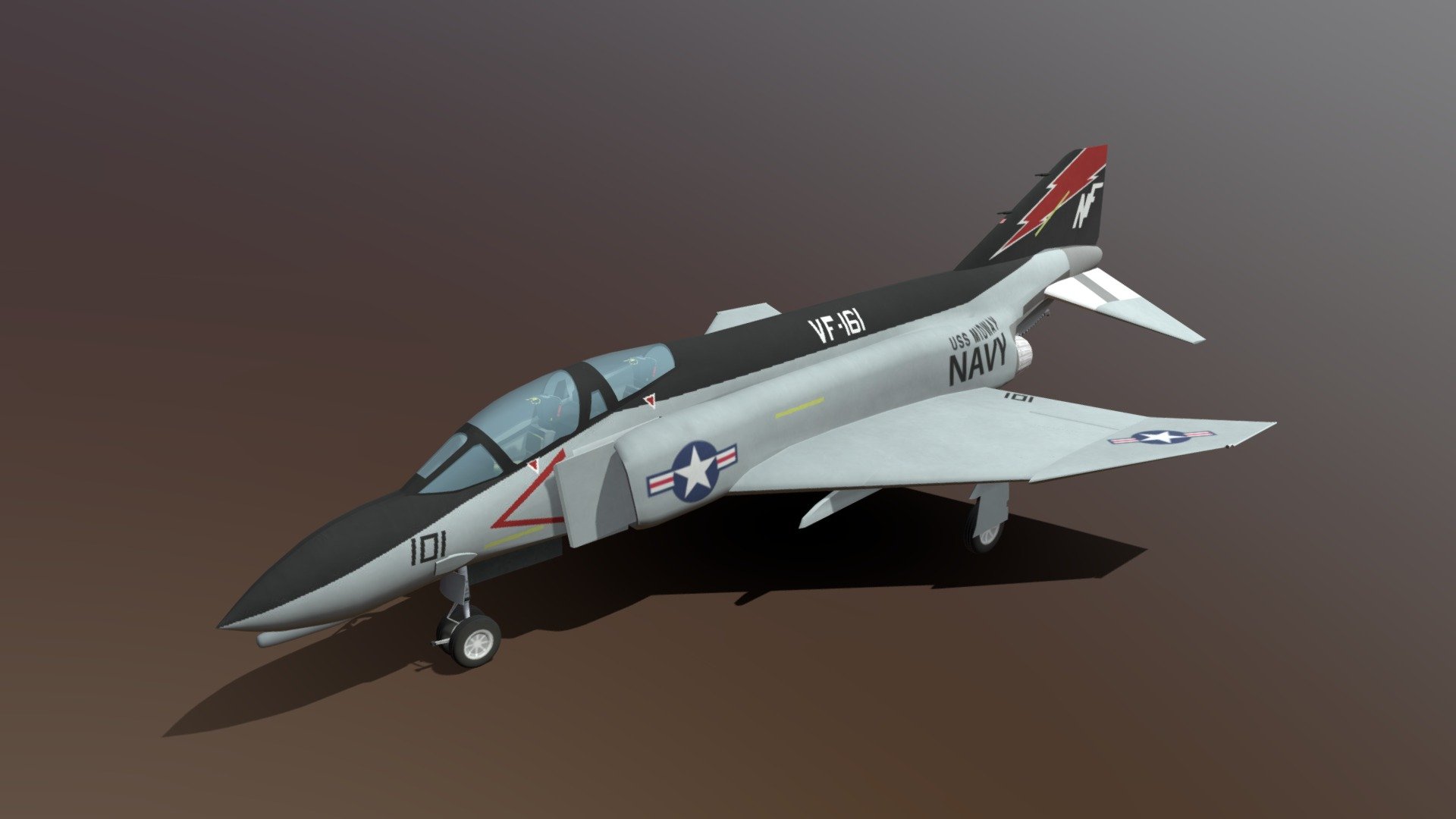 McDonnell Douglas F-4 Phantom - Download Free 3D model by helijah [25dfefc] - Sketchfab