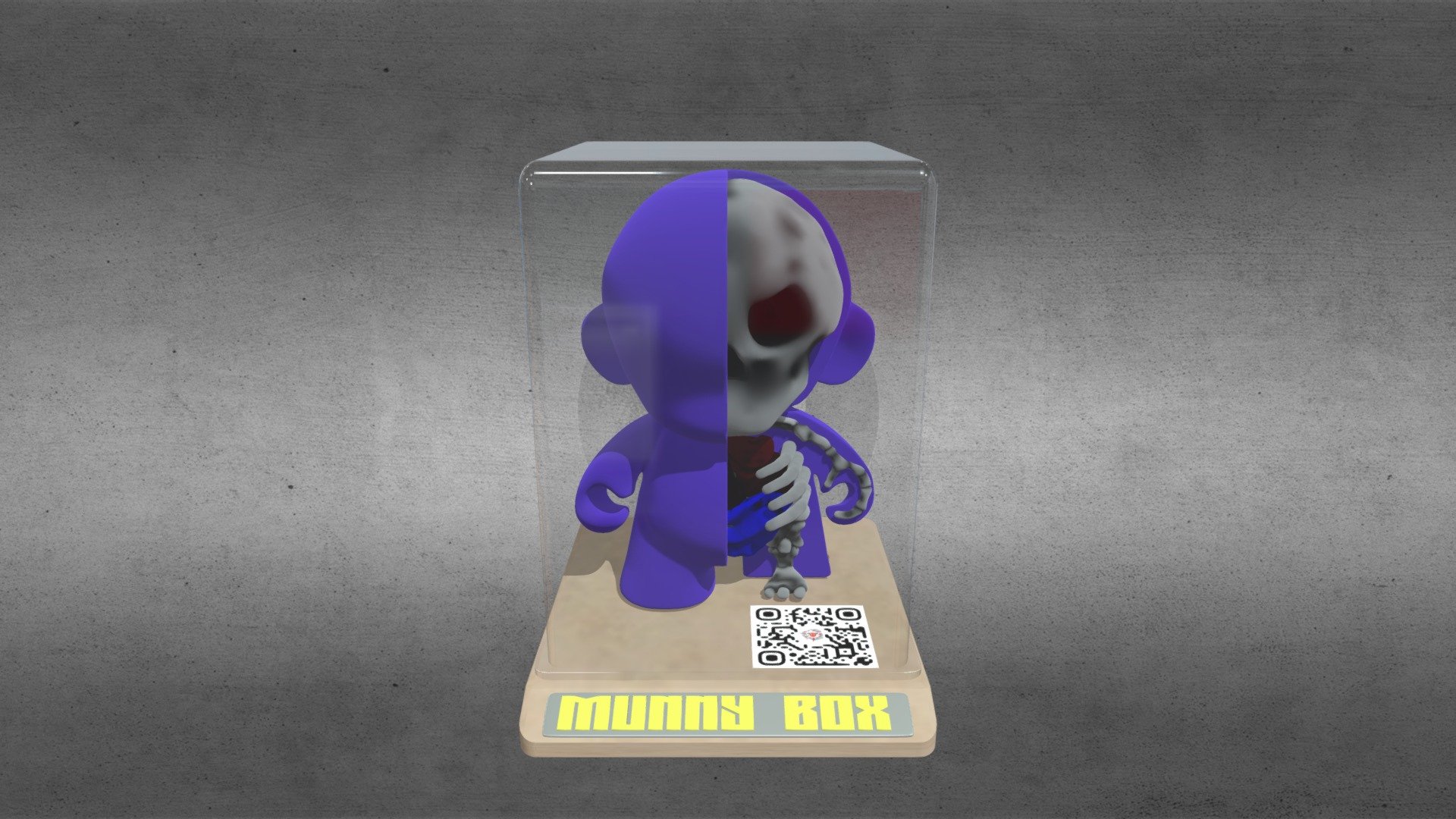 Munny Box Purple - 3D model by GraffitiKids on wax (GKiD ...