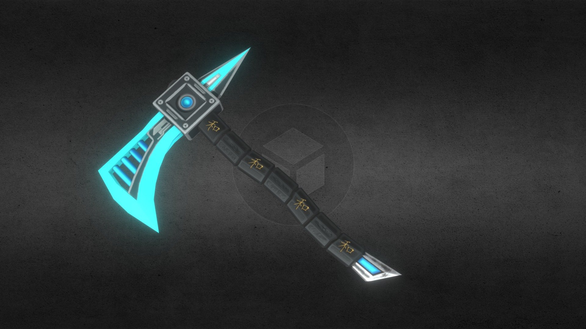 Glowing Axe - Download Free 3D model by kyebaker [25e2c3c] - Sketchfab