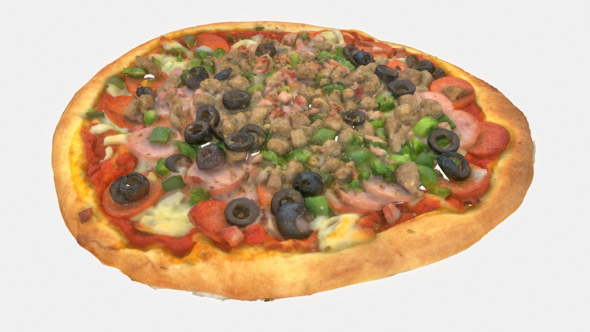 pizza - Buy Royalty Free 3D model by jake123d (@shjo123d) [25e3b19 ...