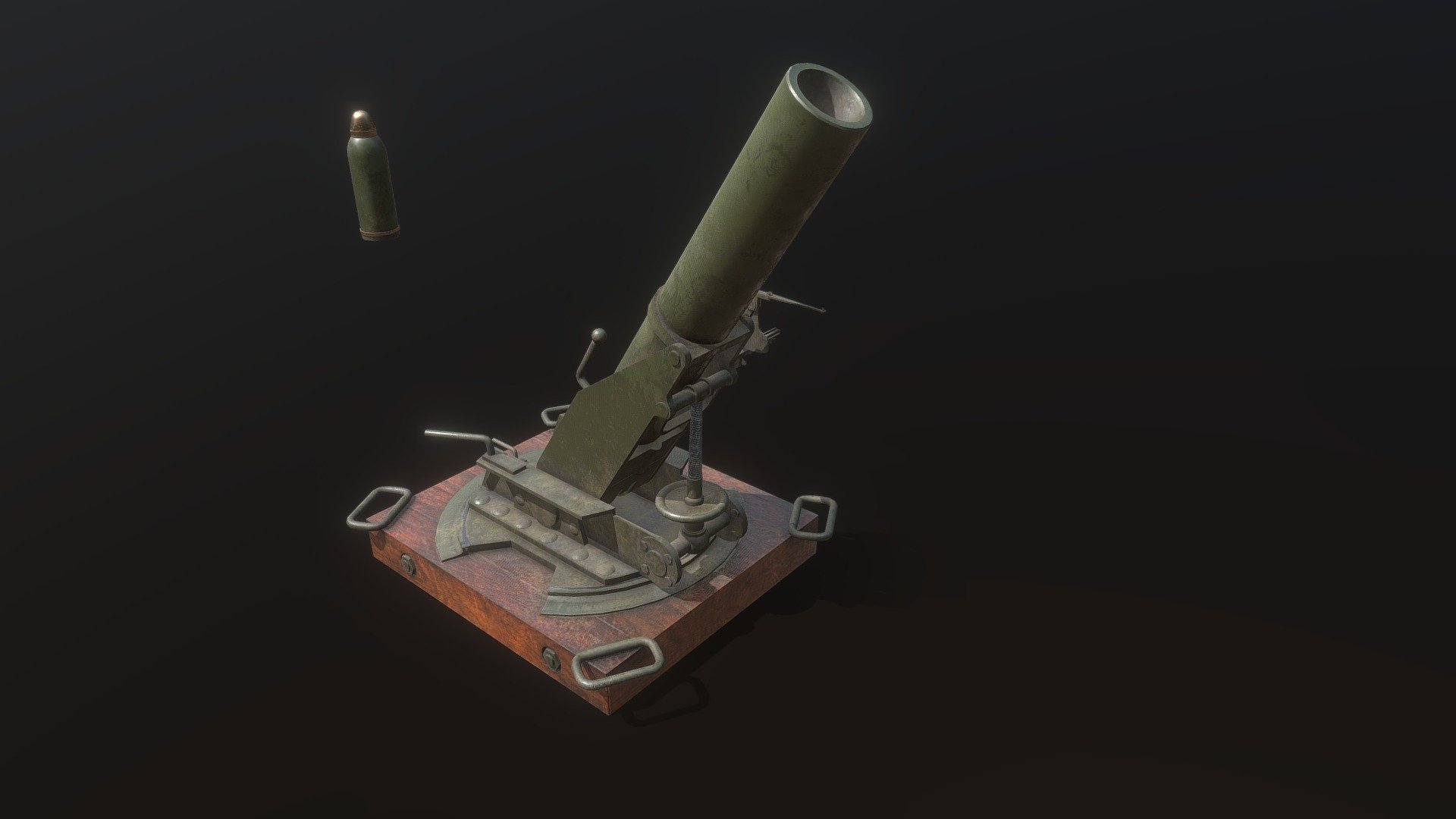 9cm Minomet vz.17 - 3D model by Petr.Tlach [25e4ecf] - Sketchfab