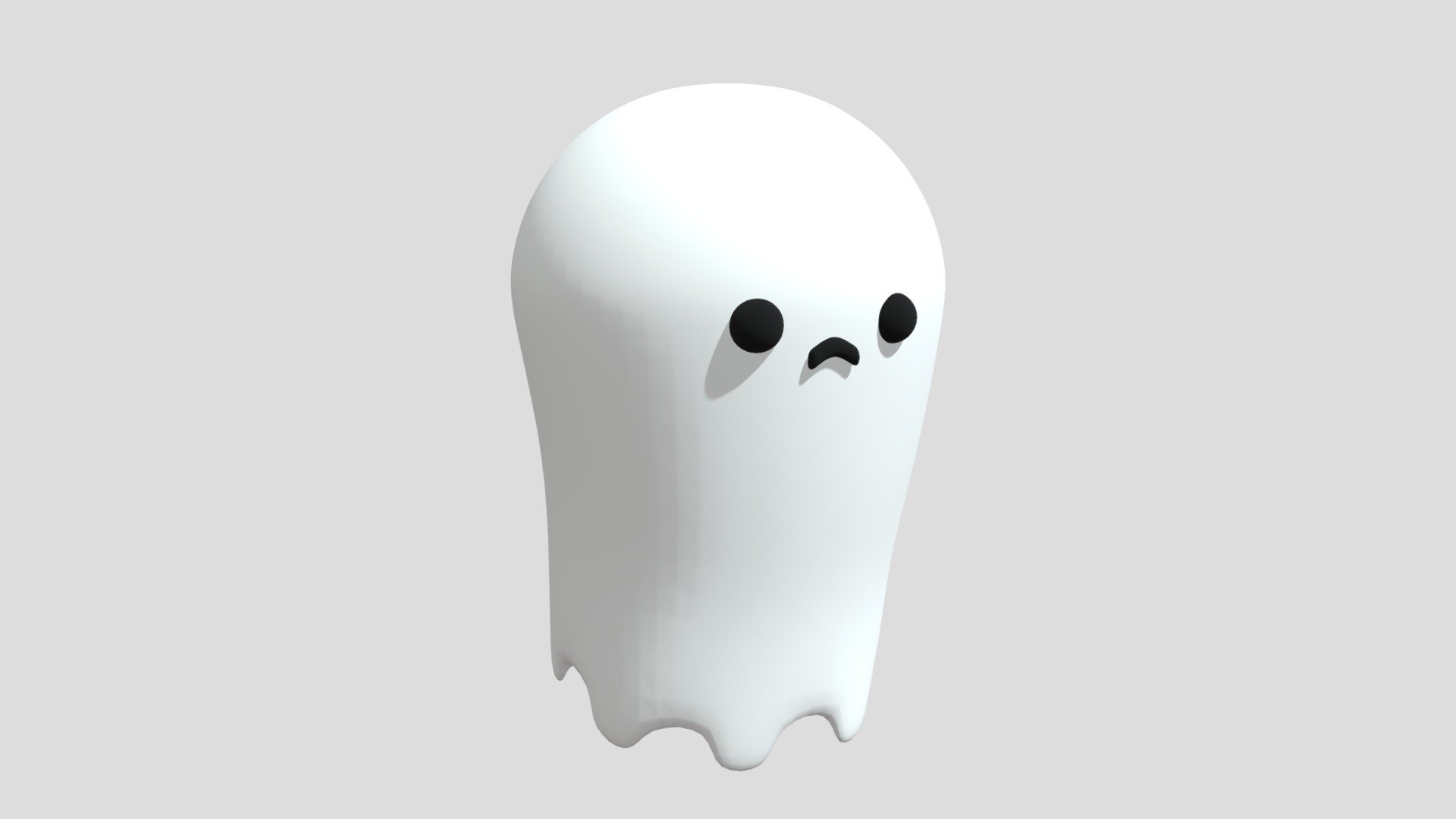 little ghost - Download Free 3D model by rafareu [25e4f44] - Sketchfab
