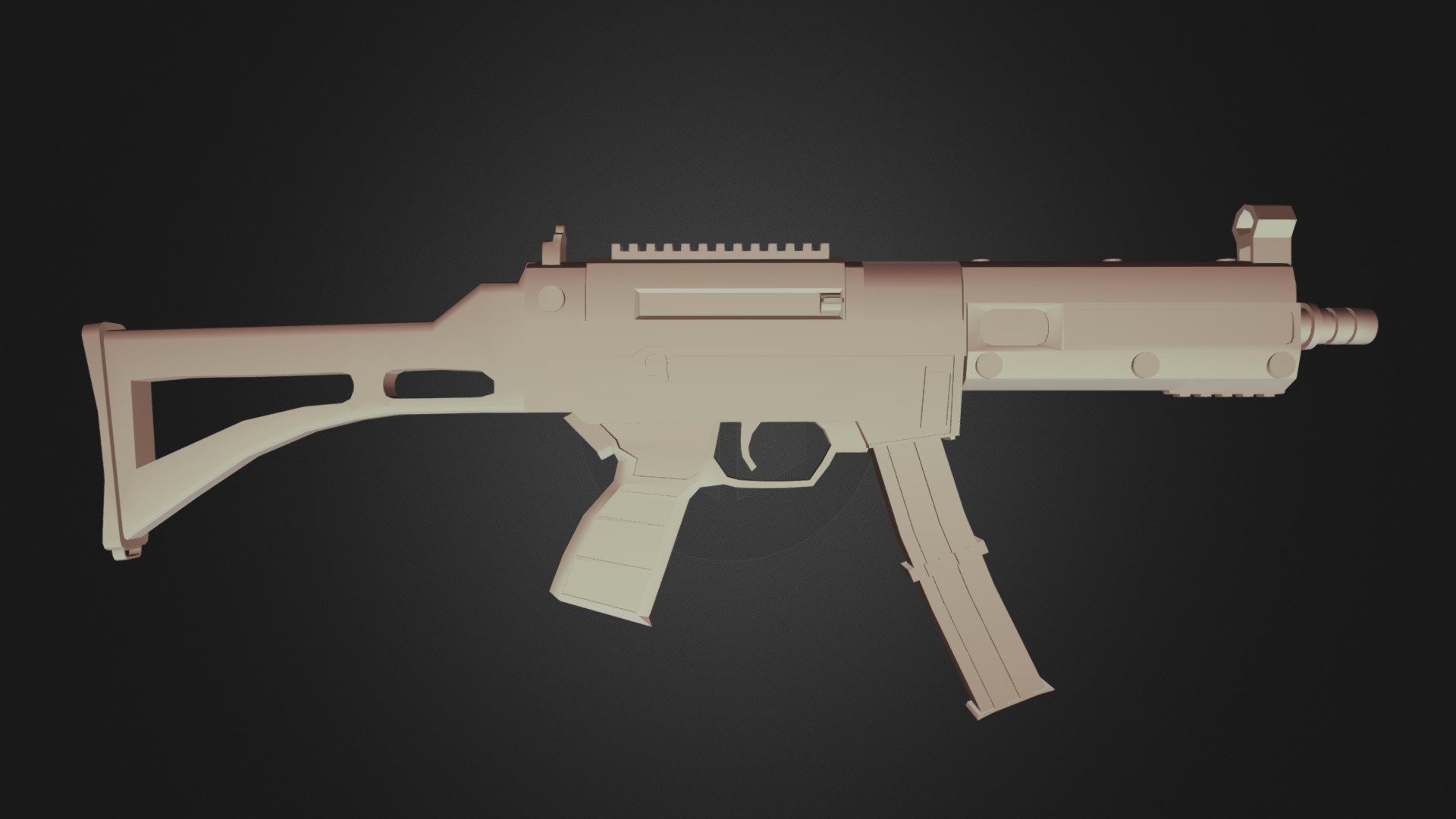 smg - Download Free 3D model by leoxx300 [25e55af] - Sketchfab