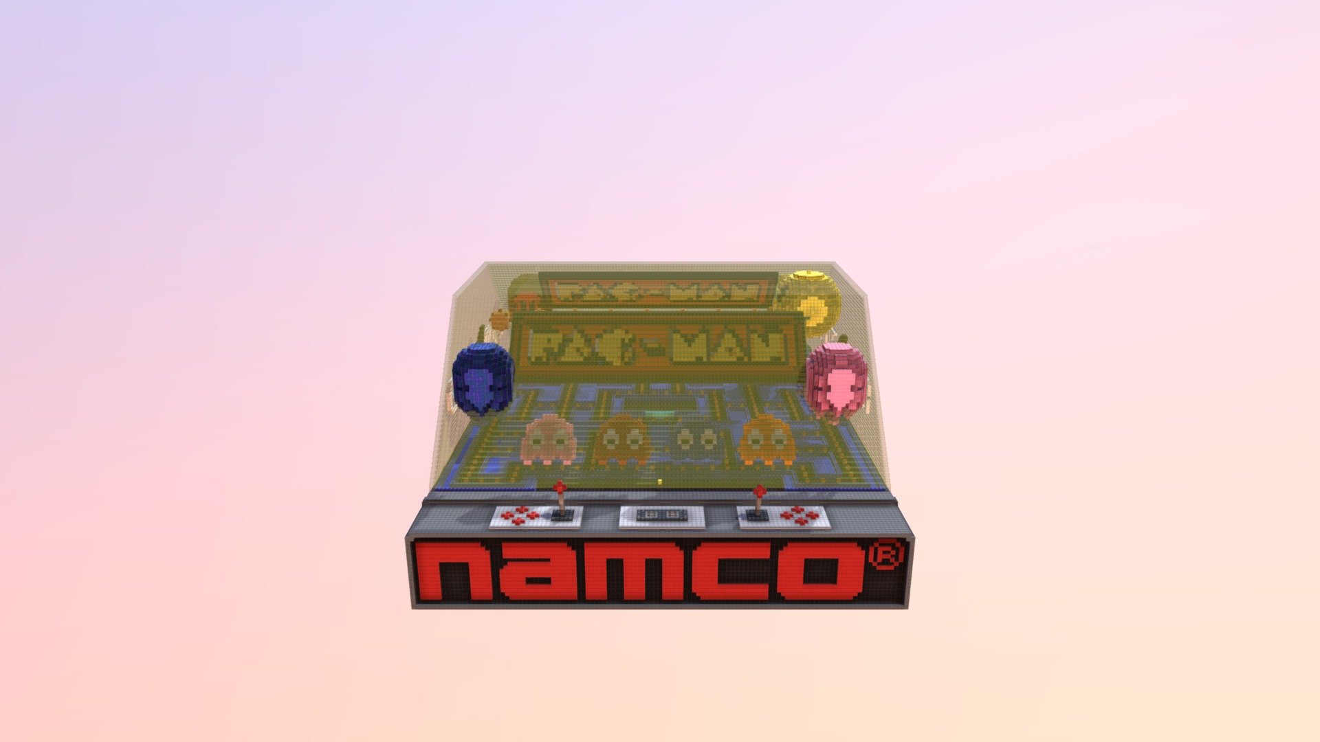 Pac-Man Practice Arena - 3D model by KoraProjects [25e5c39] - Sketchfab